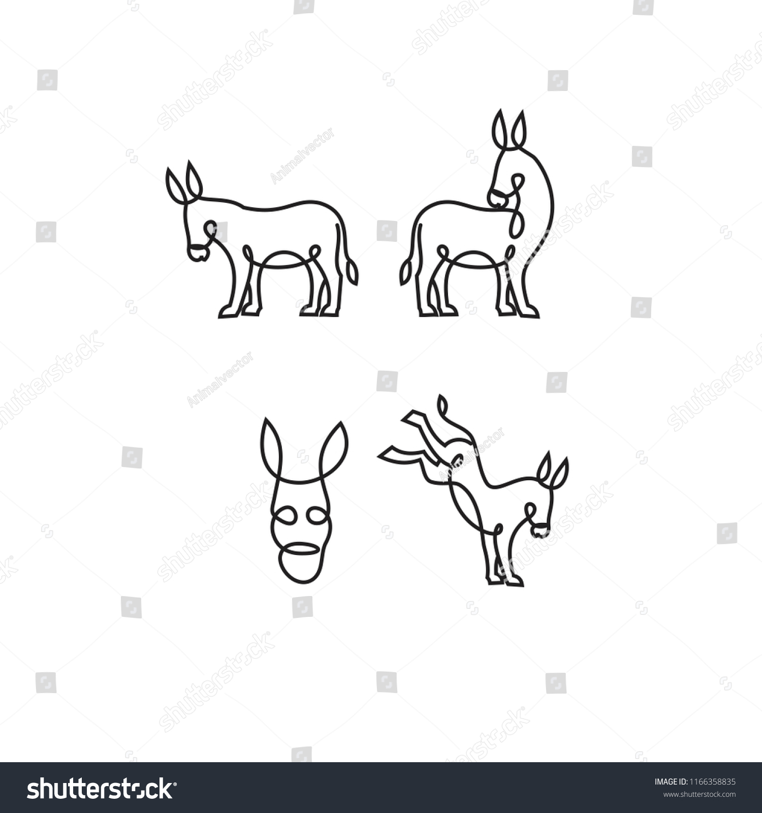 709 Jackass icon Images, Stock Photos & Vectors | Shutterstock