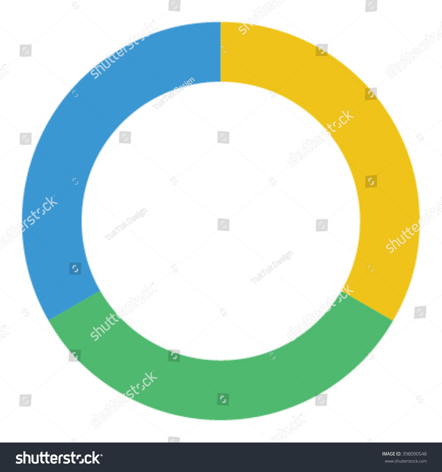 Donut Chart Icon Stock Vector (Royalty Free) 398090548 | Shutterstock