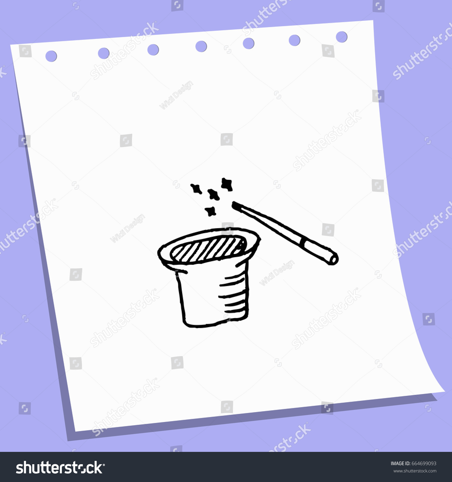 Doodle Cartoon Magic Sketch Vector Illustration Stock Vector (Royalty ...