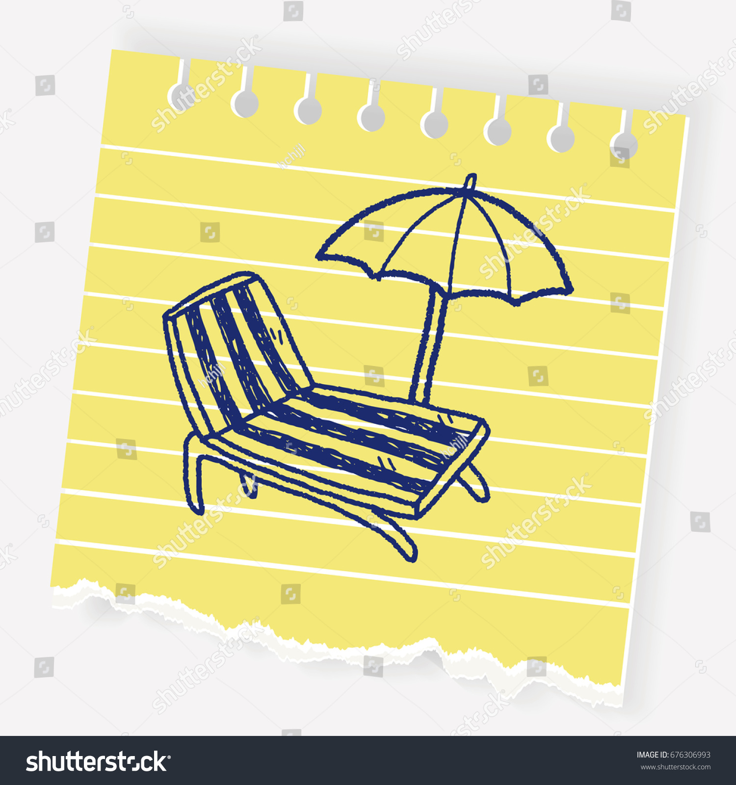 Doodle Lounge Chair Stock Vector (Royalty Free) 676306993 | Shutterstock