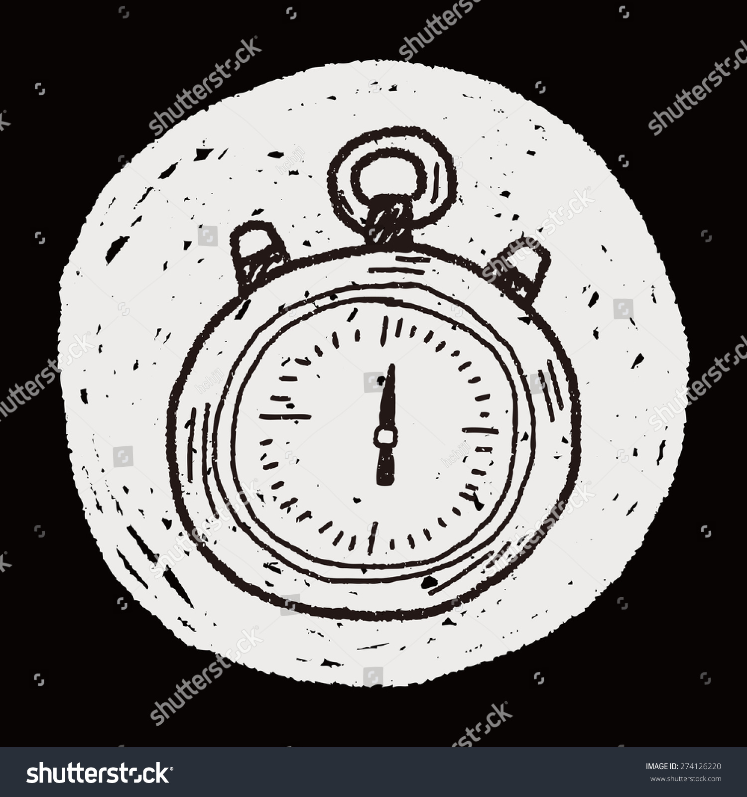 Doodle Stopwatch Stock Vector (Royalty Free) 274126220 | Shutterstock