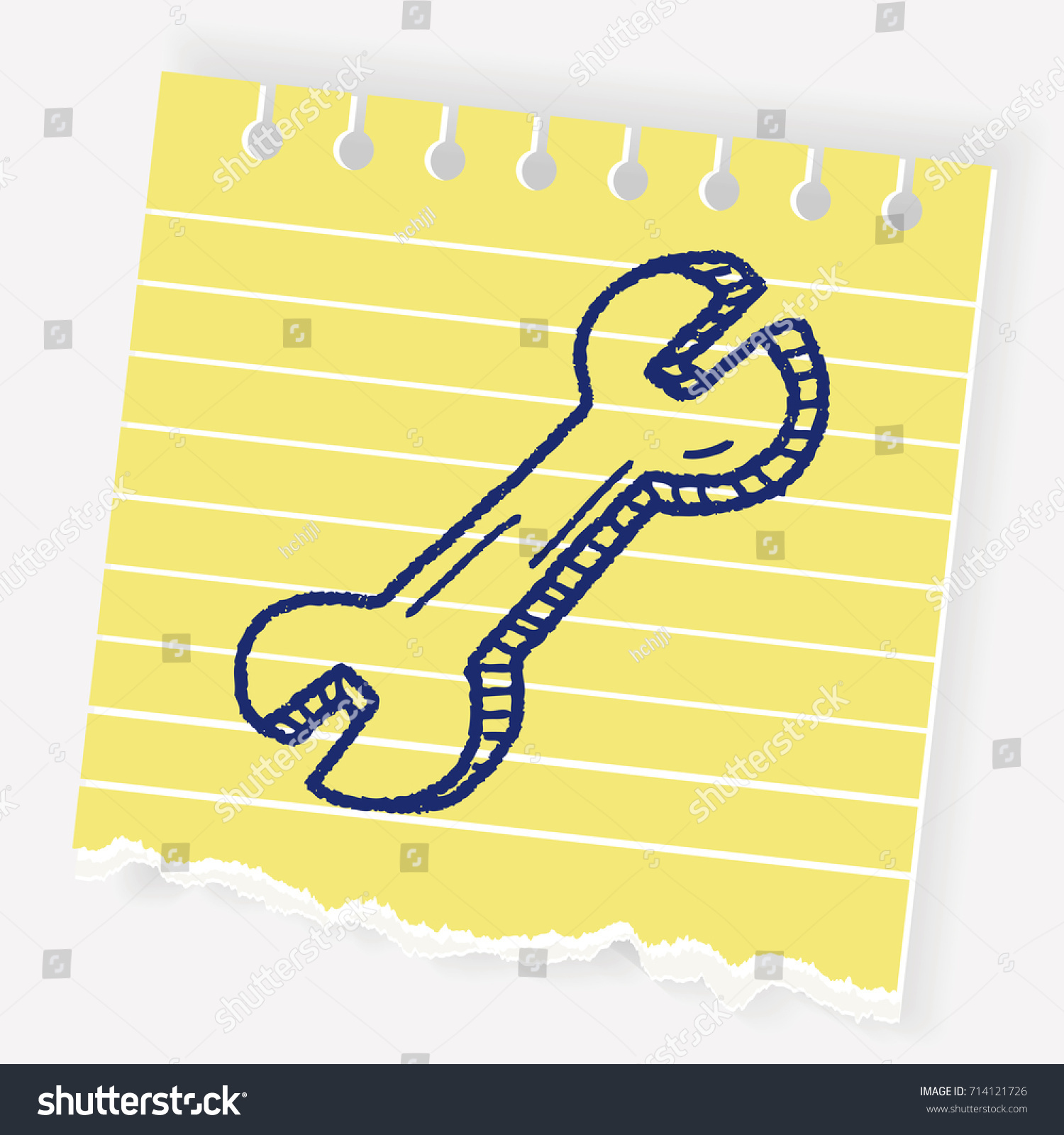 Doodle Tool Stock Vector (Royalty Free) 714121726