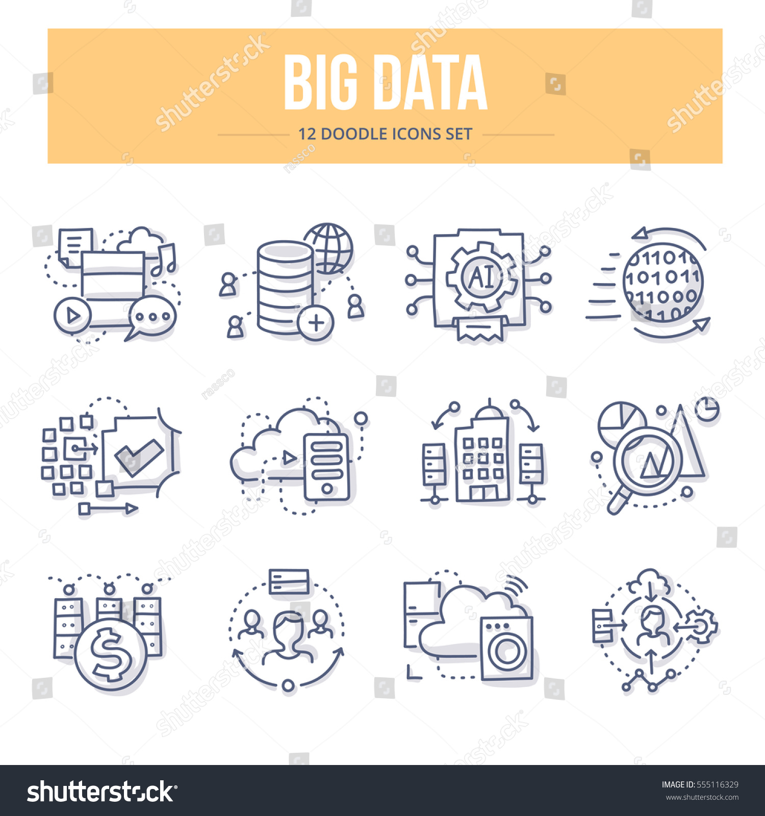 2,085 Big data doodles 이미지, 스톡 사진 및 벡터 | Shutterstock