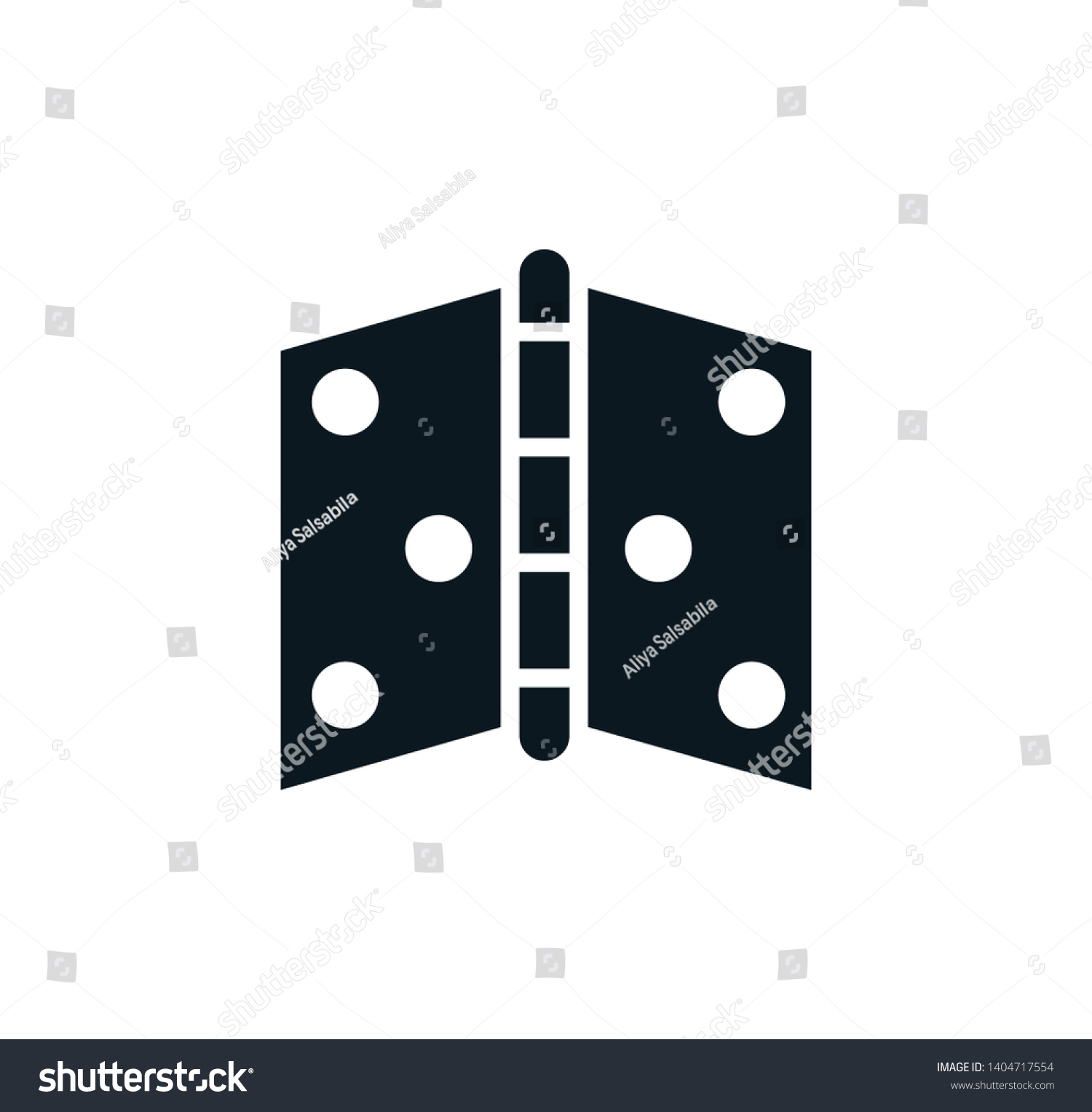 Door Hinge Icon Vector Flat Style Stock Vector (Royalty Free ...