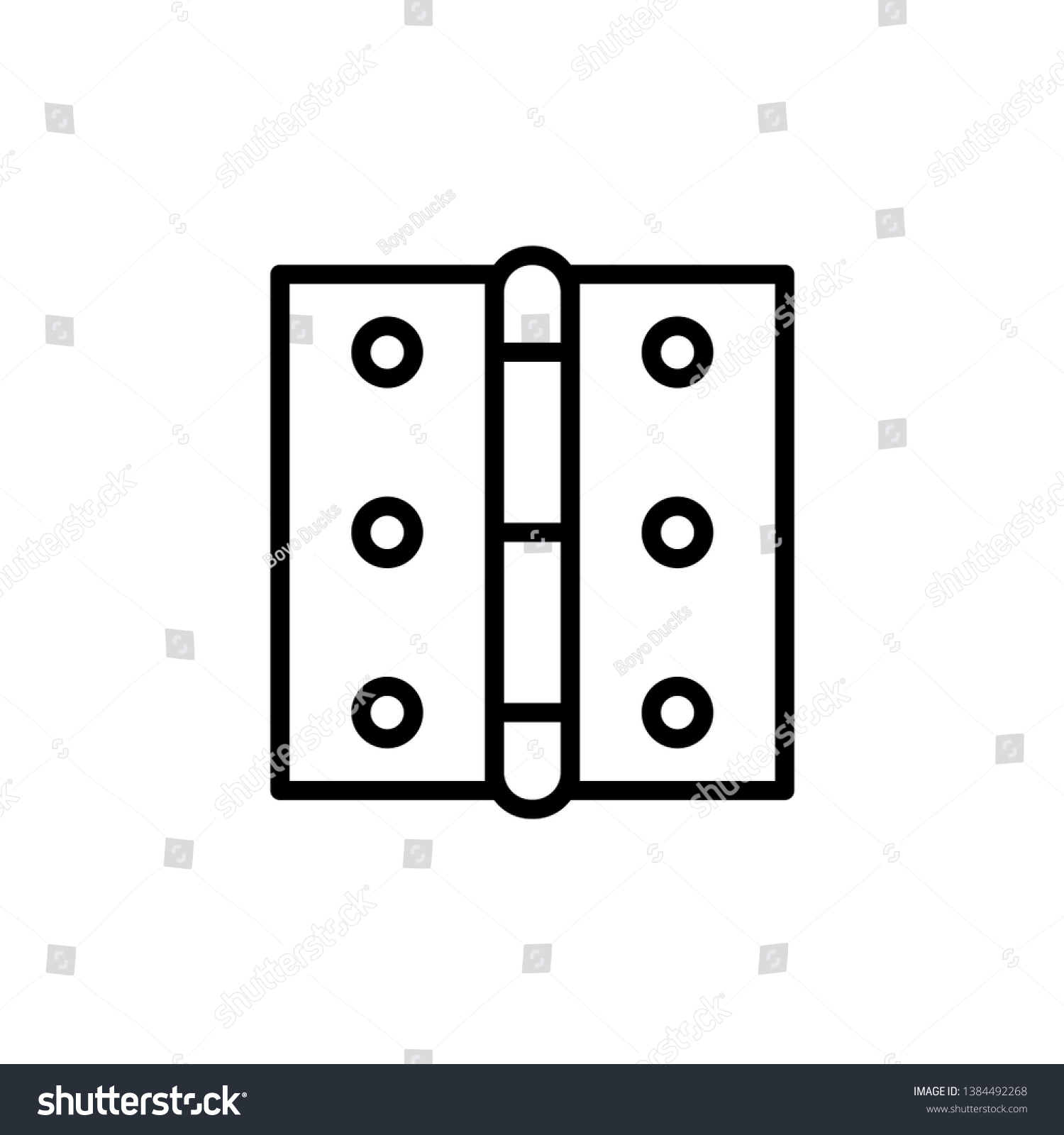 Door Hinge Icon Vector Simple Icon: เวกเตอร์สต็อก (ปลอดค่าลิขสิทธิ์ ...