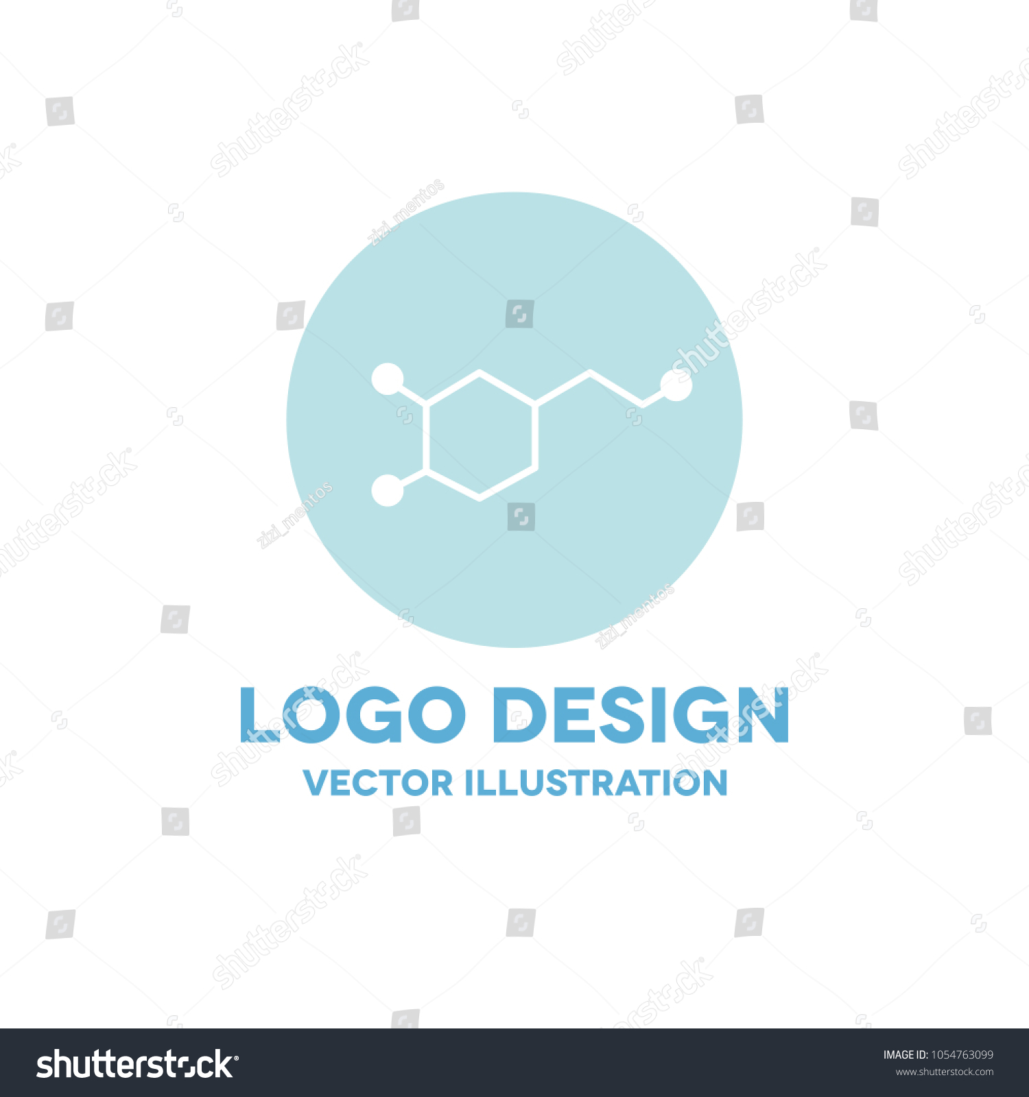 Dopamine Vector Icon Stock Vector (Royalty Free) 1054763099