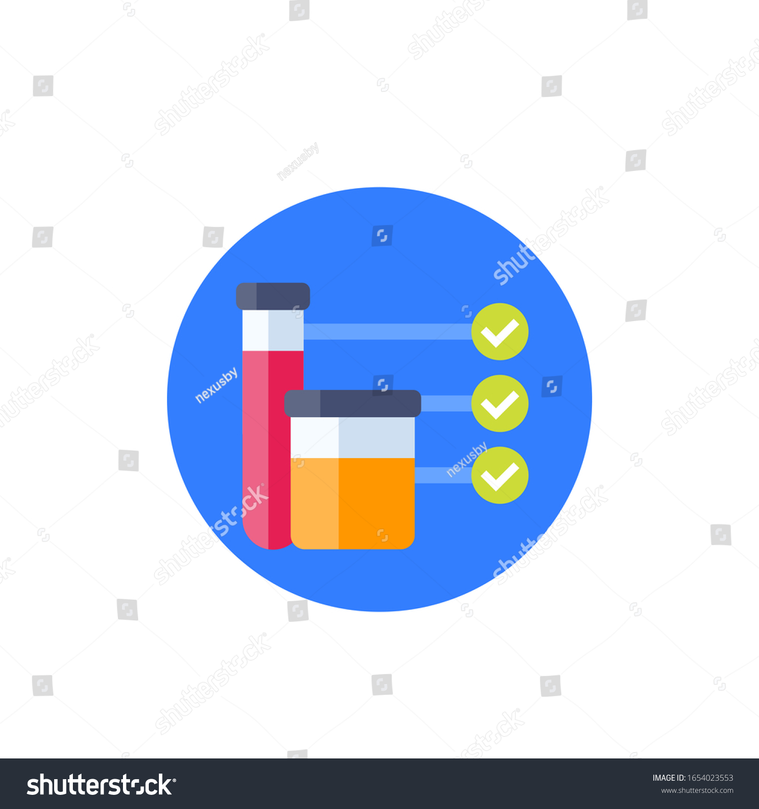 Doping Test Urine Blood Samples Vector Stock Vector (Royalty Free ...