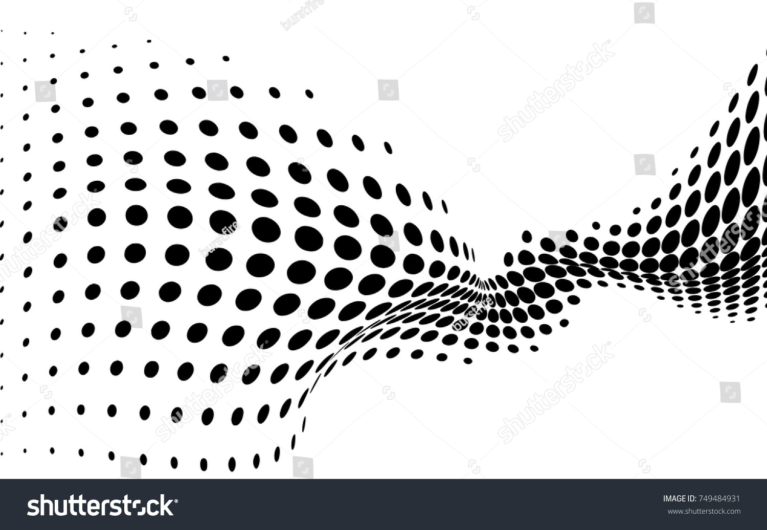Dot Halftone Dotted Design Element Abstract Stock Vector (Royalty Free ...