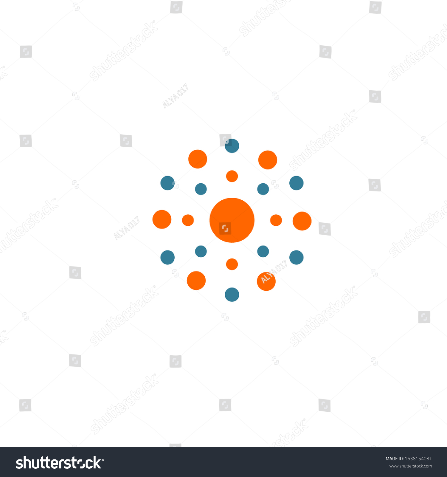 Dot Logo Design Simple Modern: vector de stock (libre de regalías ...