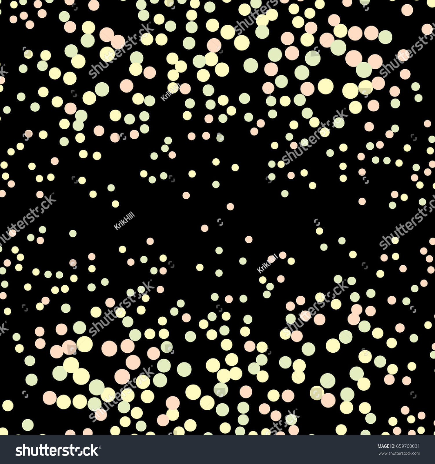 Dot Pattern Confetti Colourful Background Vector Stock Vector (Royalty Free) 659760031 ...