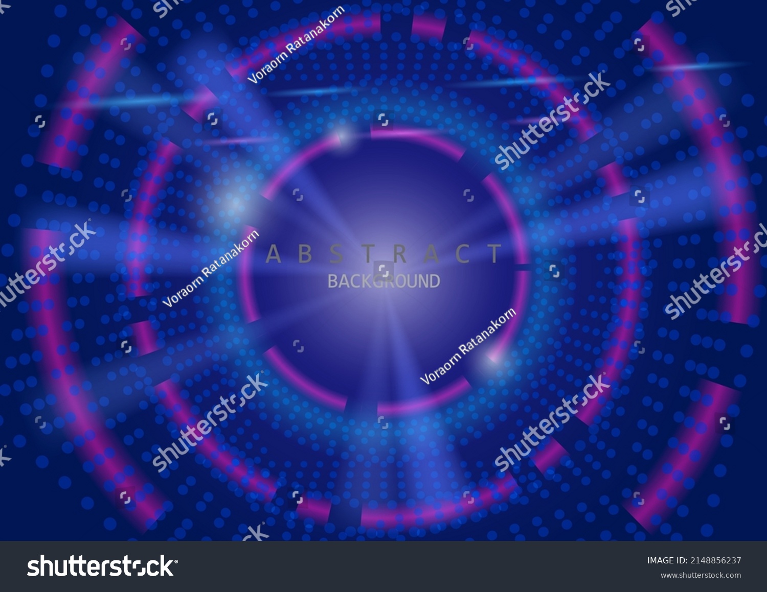 Dots Dash Polygon Shape Light Ray Stock Vector (Royalty Free ...