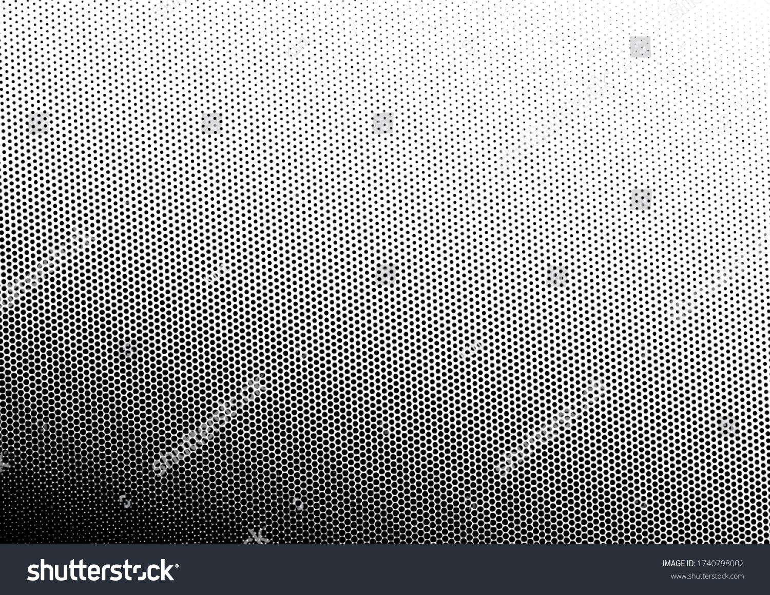 Dots Background Gradient Black White Texture Stock Vector (Royalty Free ...