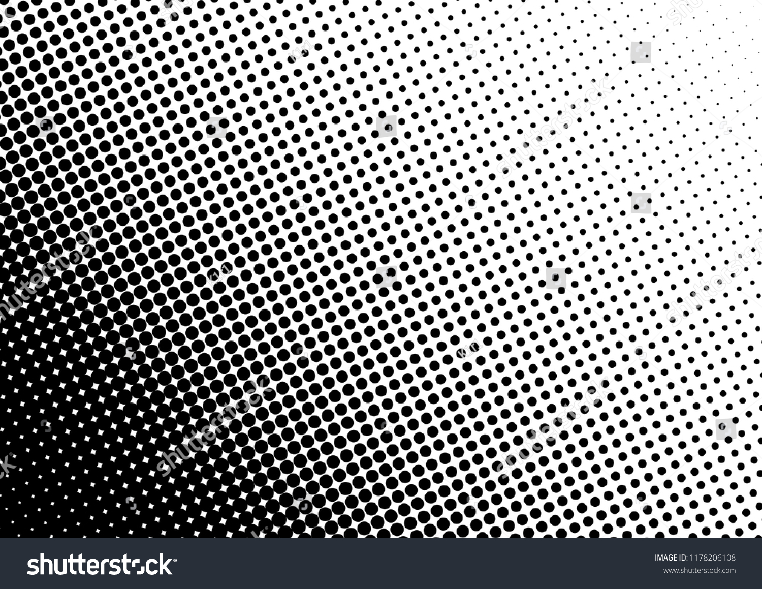 Dots Background Points Overlay Monochrome Pattern Stock Vector (Royalty ...