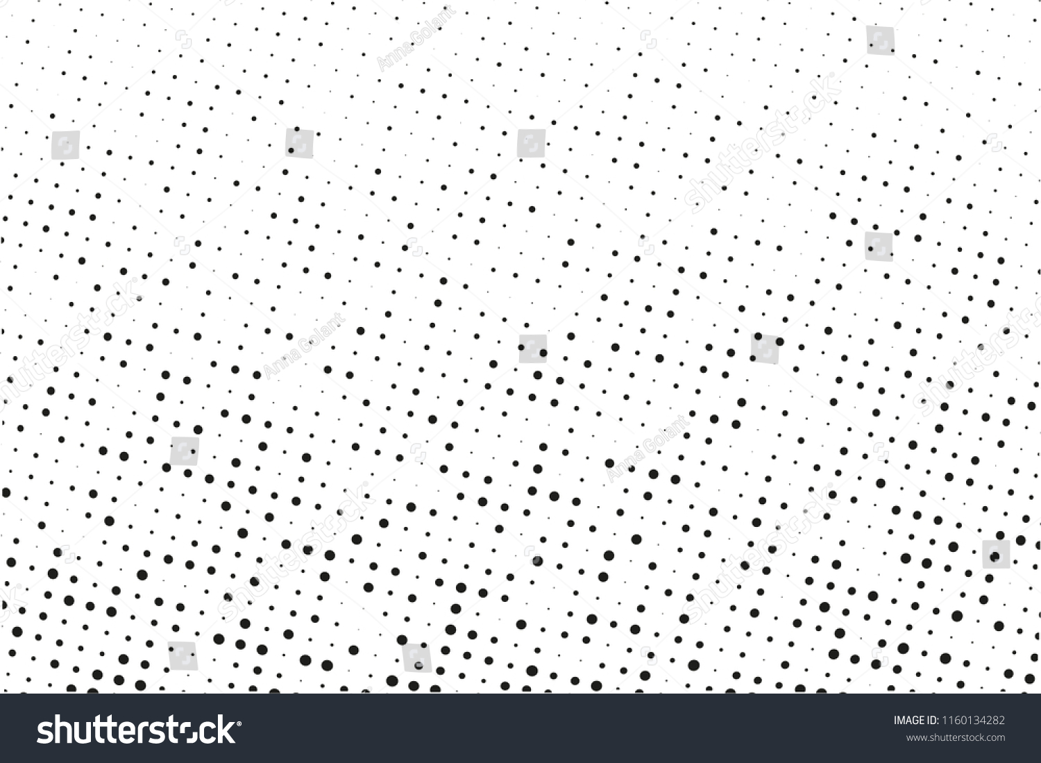 Dotted Background Circles Dots Point Different Stock Vector (Royalty ...