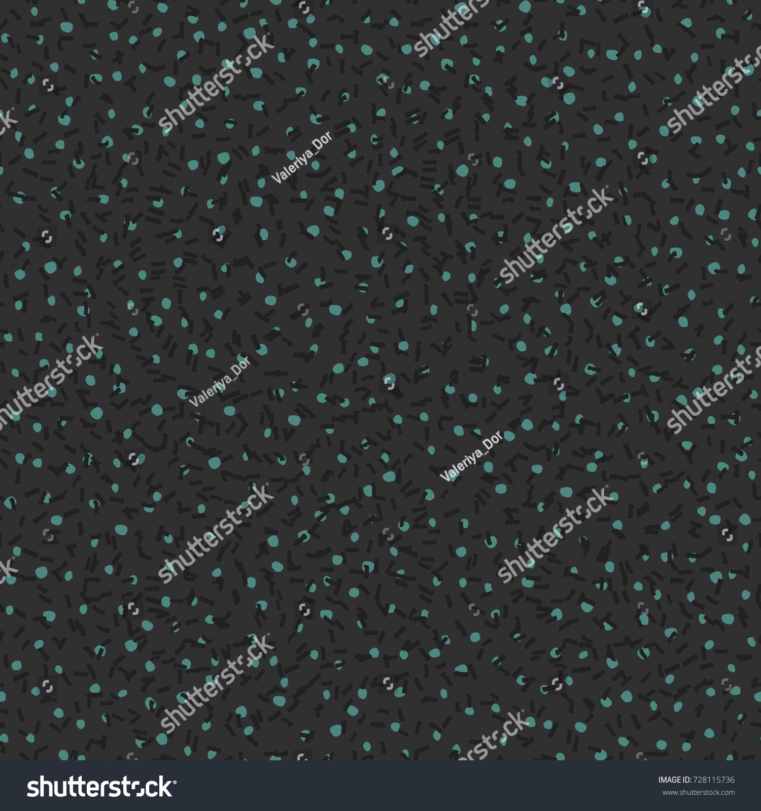 Dotted Grunge Texture Seamless Pattern Vector Stock Vector (Royalty ...