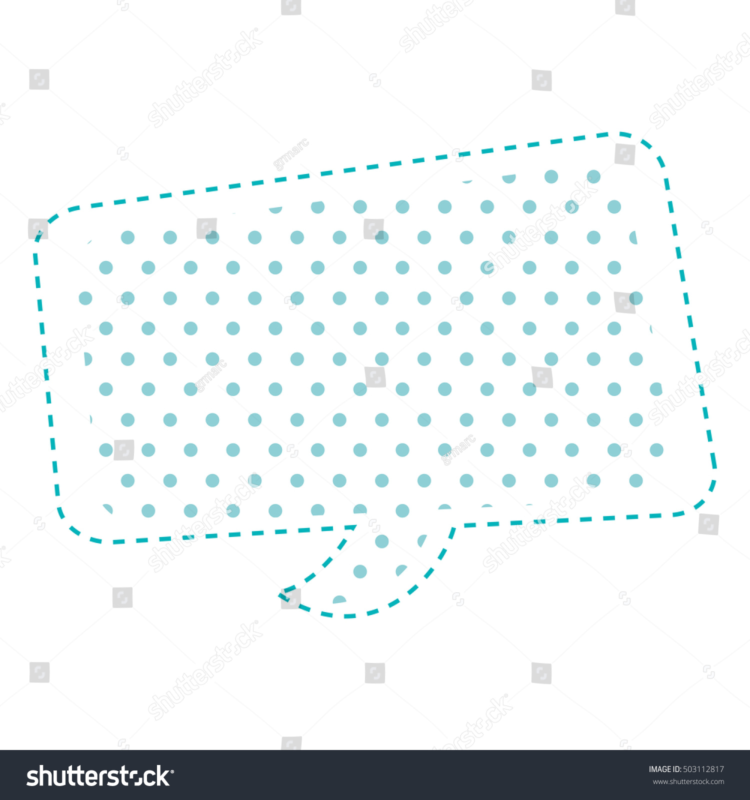 Dotted Silhouette Rounded Rectangle Callout Stock Vector (Royalty Free ... Dotted Silhouette Rounded Rectangle Callout Stock Vector (Royalty Free ...