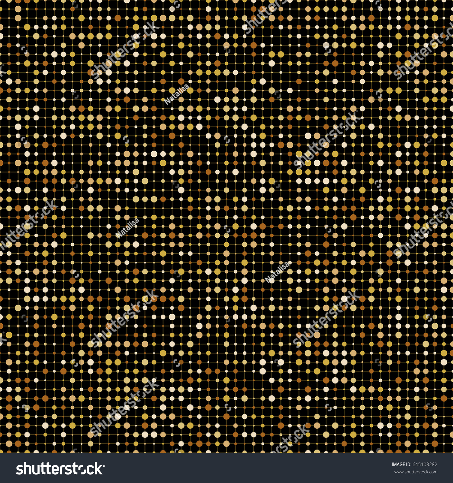 Dotted Texture Golden Dots Vector Texture: vector de stock (libre de ...