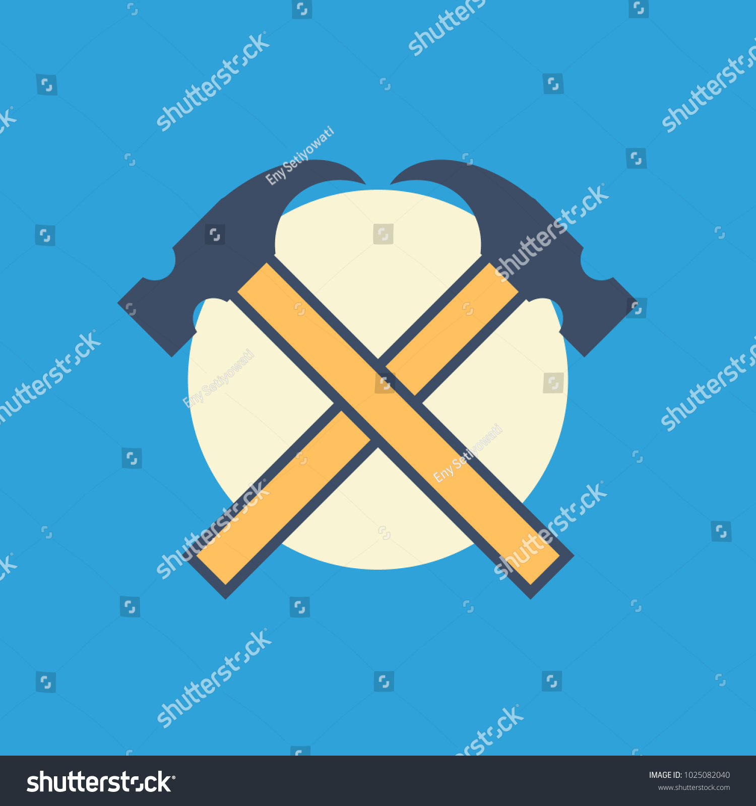 204 Double hammer logo 이미지, 스톡 사진 및 벡터 | Shutterstock