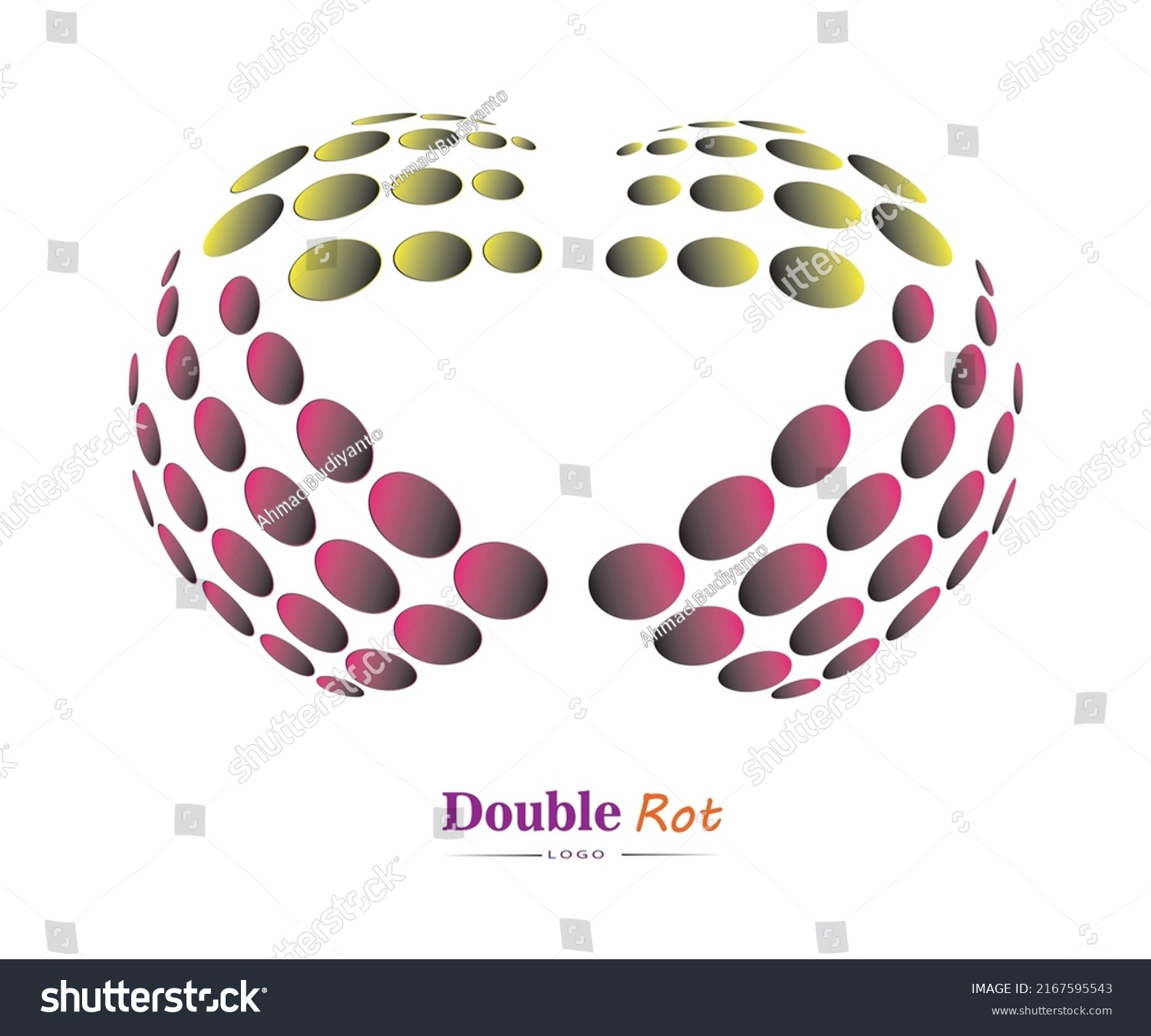 Double Rot Logo Design Template Stock Vector (Royalty Free) 2167595543 ...