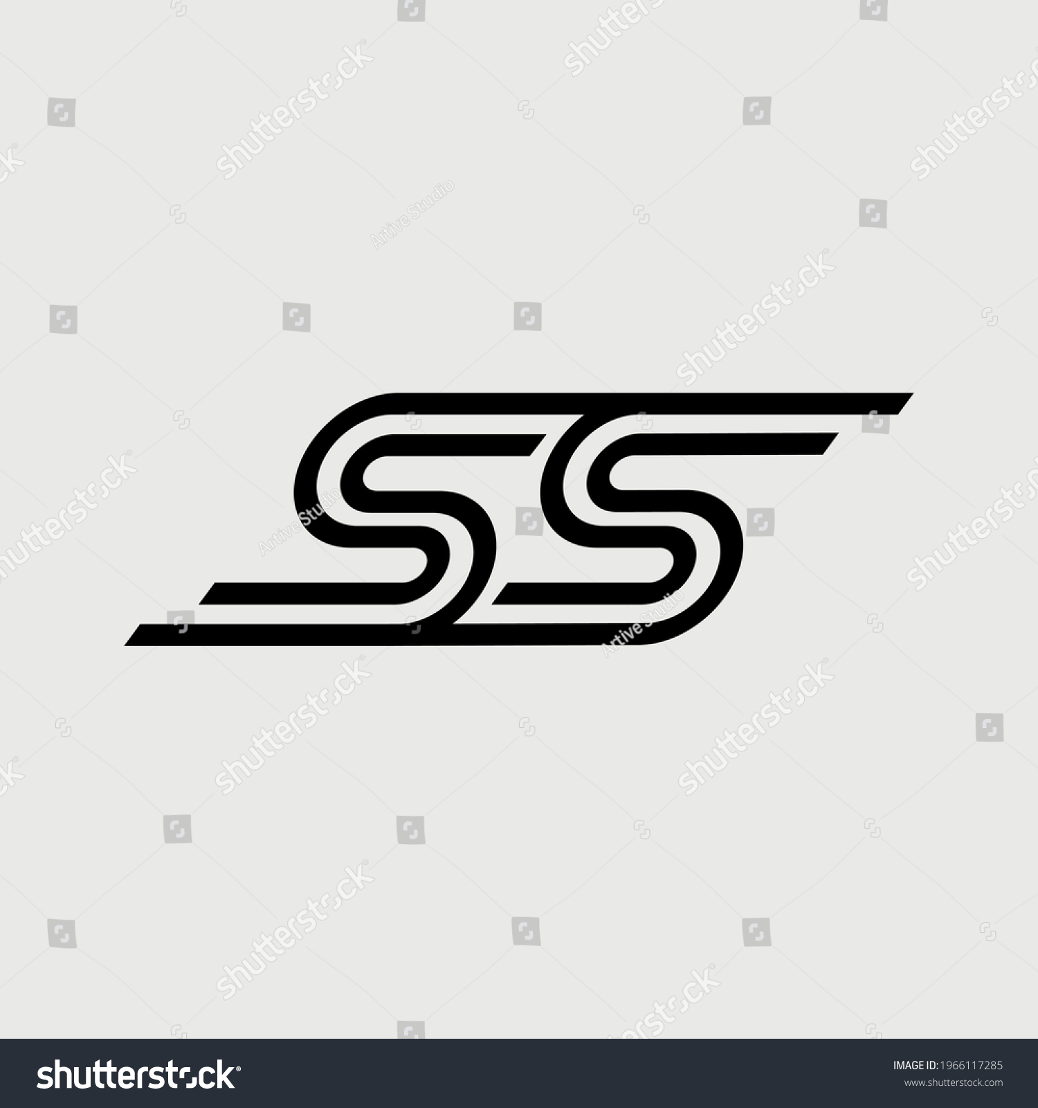Double Ss Logo Vector Logo Design Stock Vector (Royalty Free ...