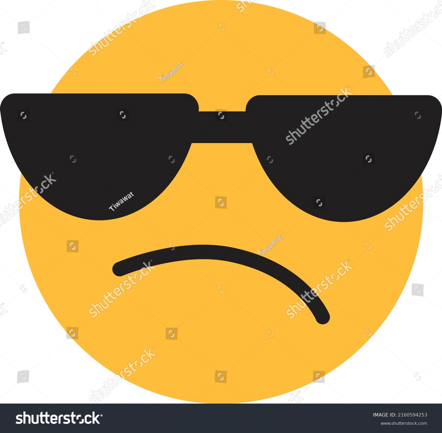 Doubt Emoticon White Background Stock Vector (Royalty Free) 2160594253 ...