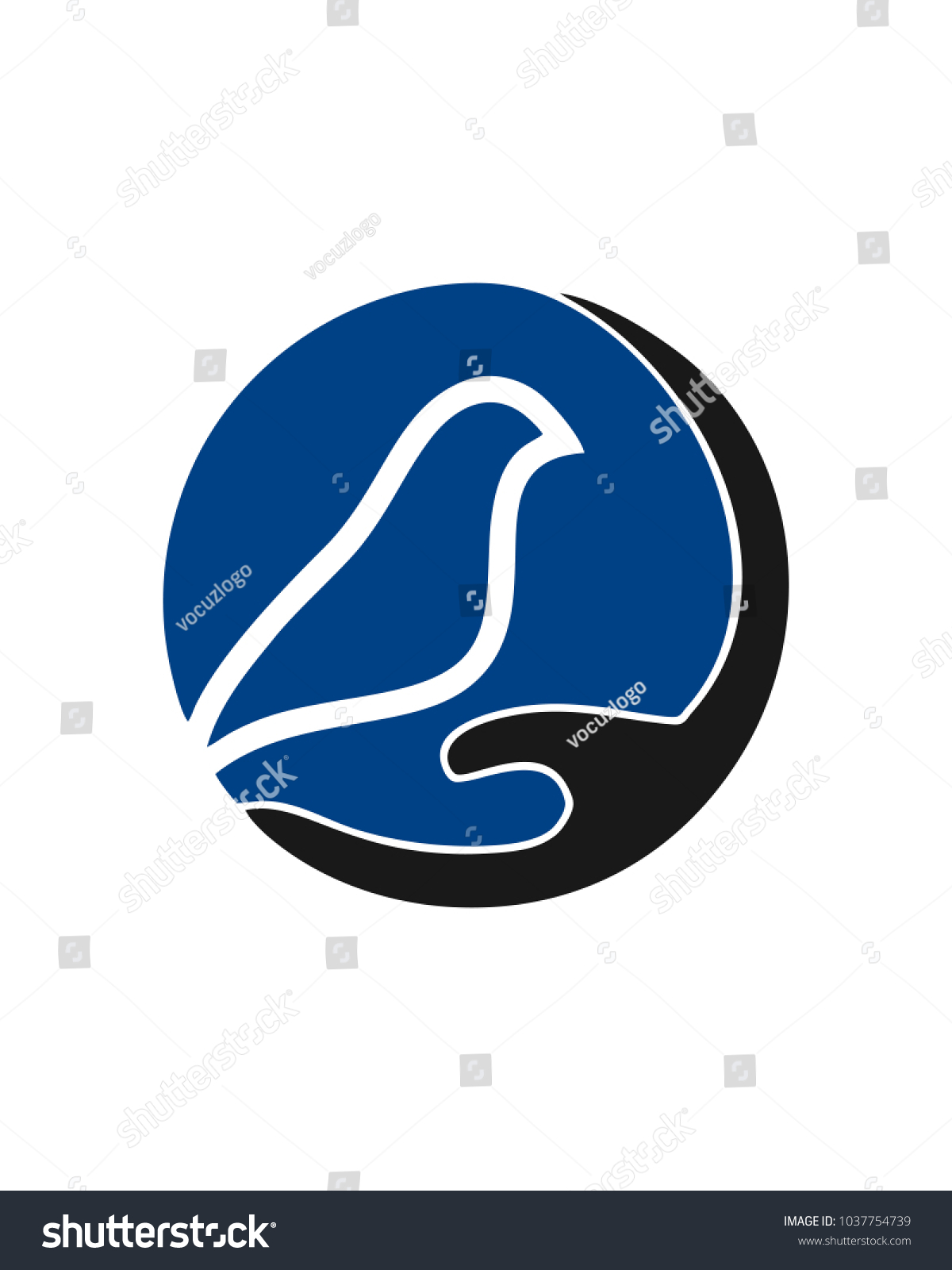 Dove Logo Template Stock Vector (Royalty Free) 1037754739 | Shutterstock