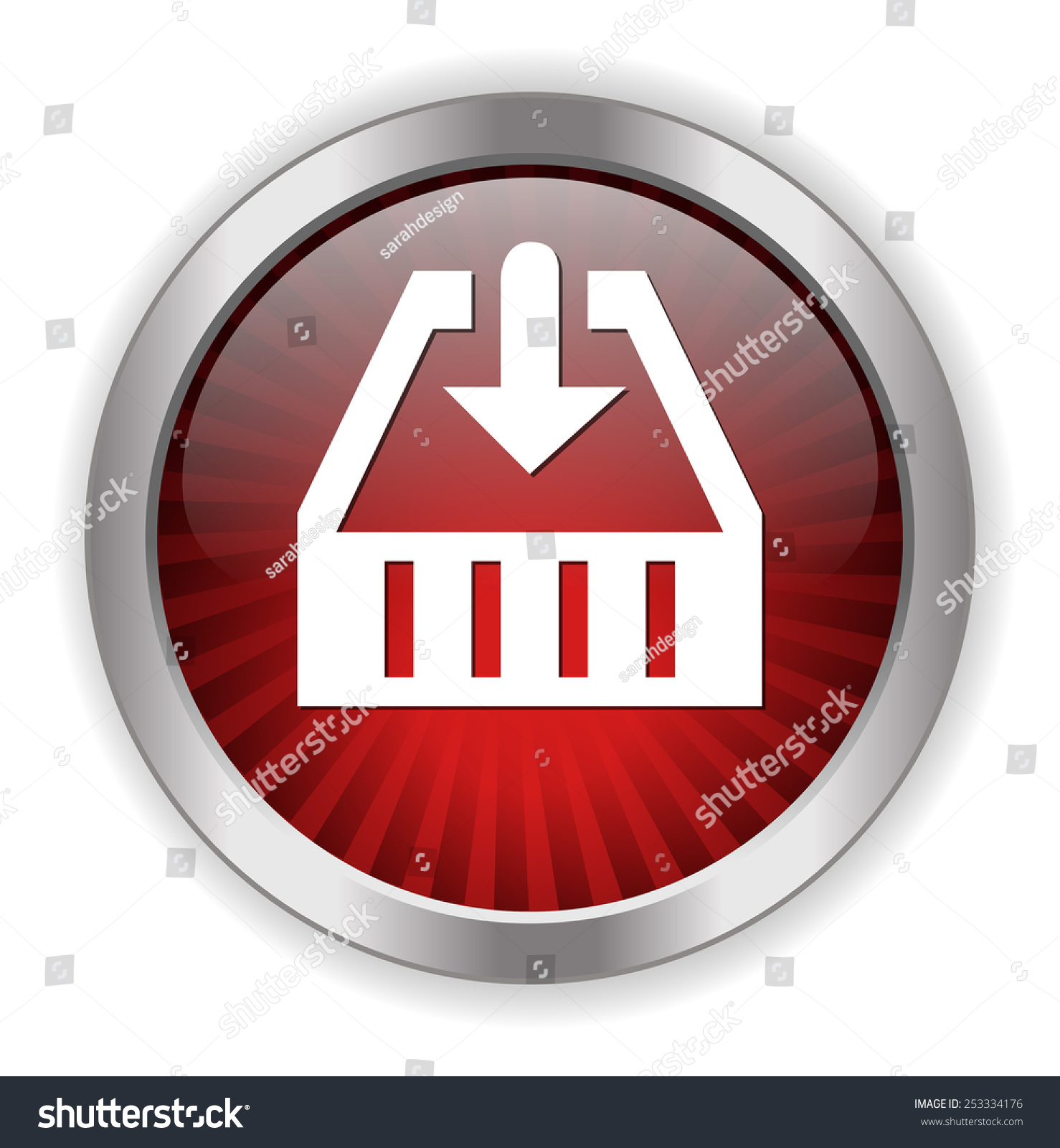 Downloading Icon Stock Vector (Royalty Free) 253334176 | Shutterstock