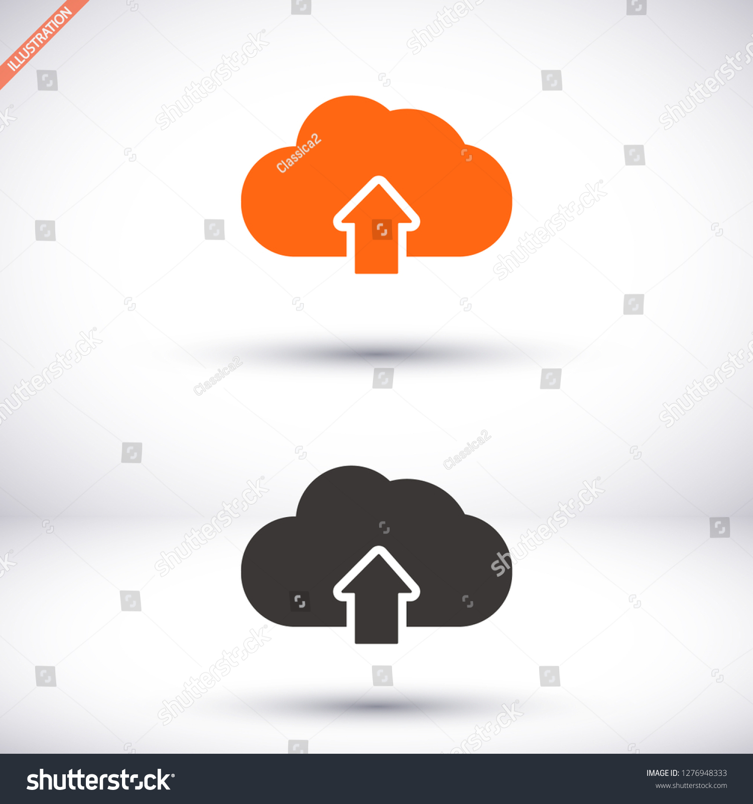 Downloading Vector Icon Stock Vector (Royalty Free) 1276948333 ...