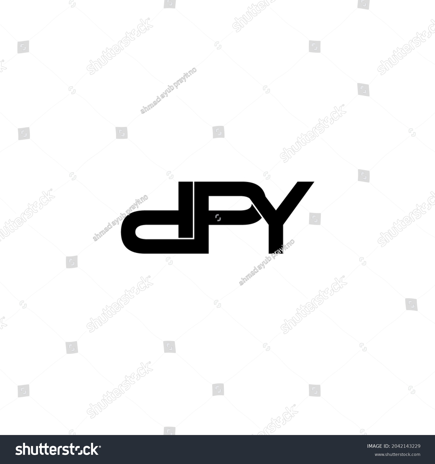 Dpy Initial Letter Monogram Logo Design Stock Vector (Royalty Free ...