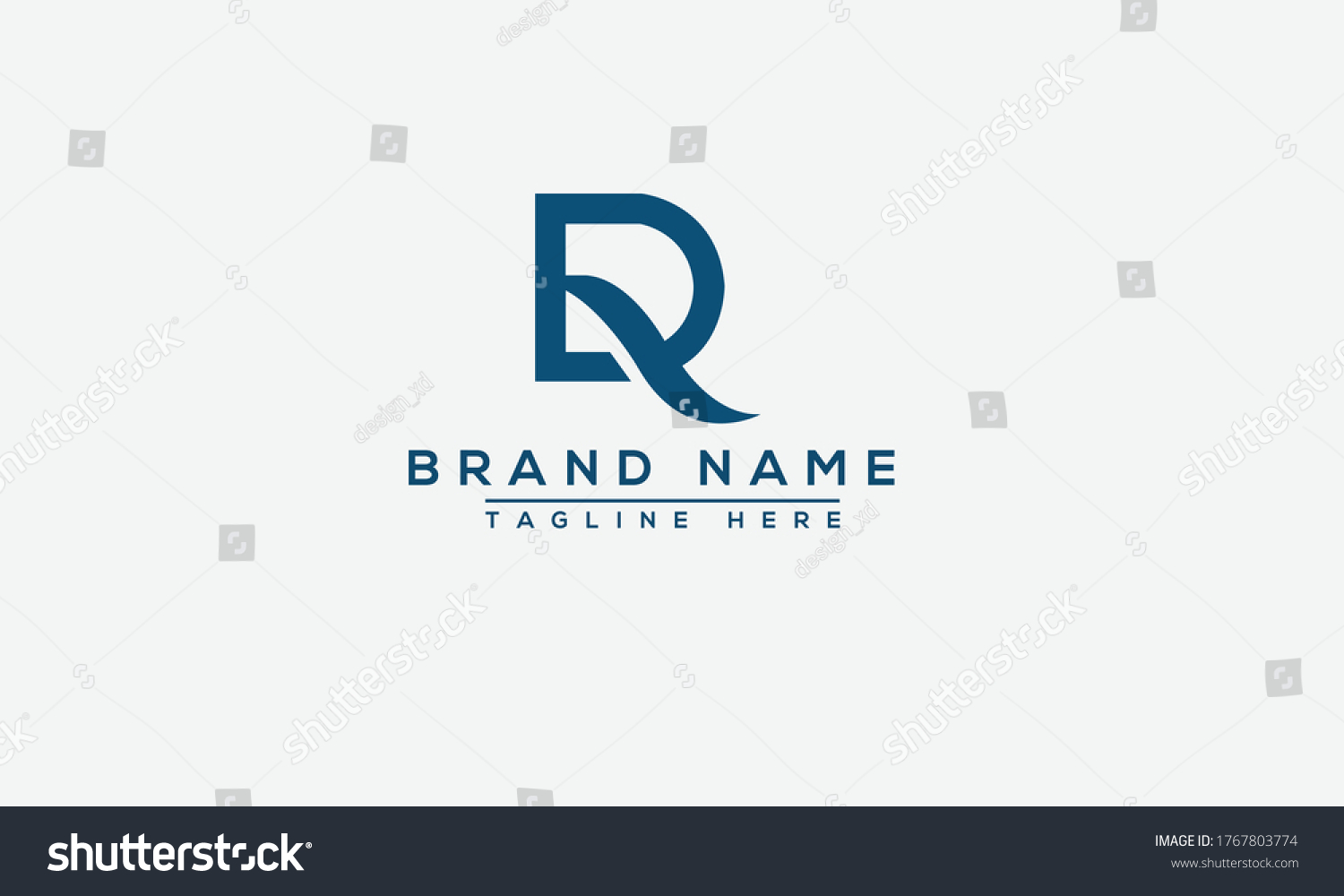 Dr Rd Logo Design Template Vector Stock Vector (Royalty Free) 1767803774
