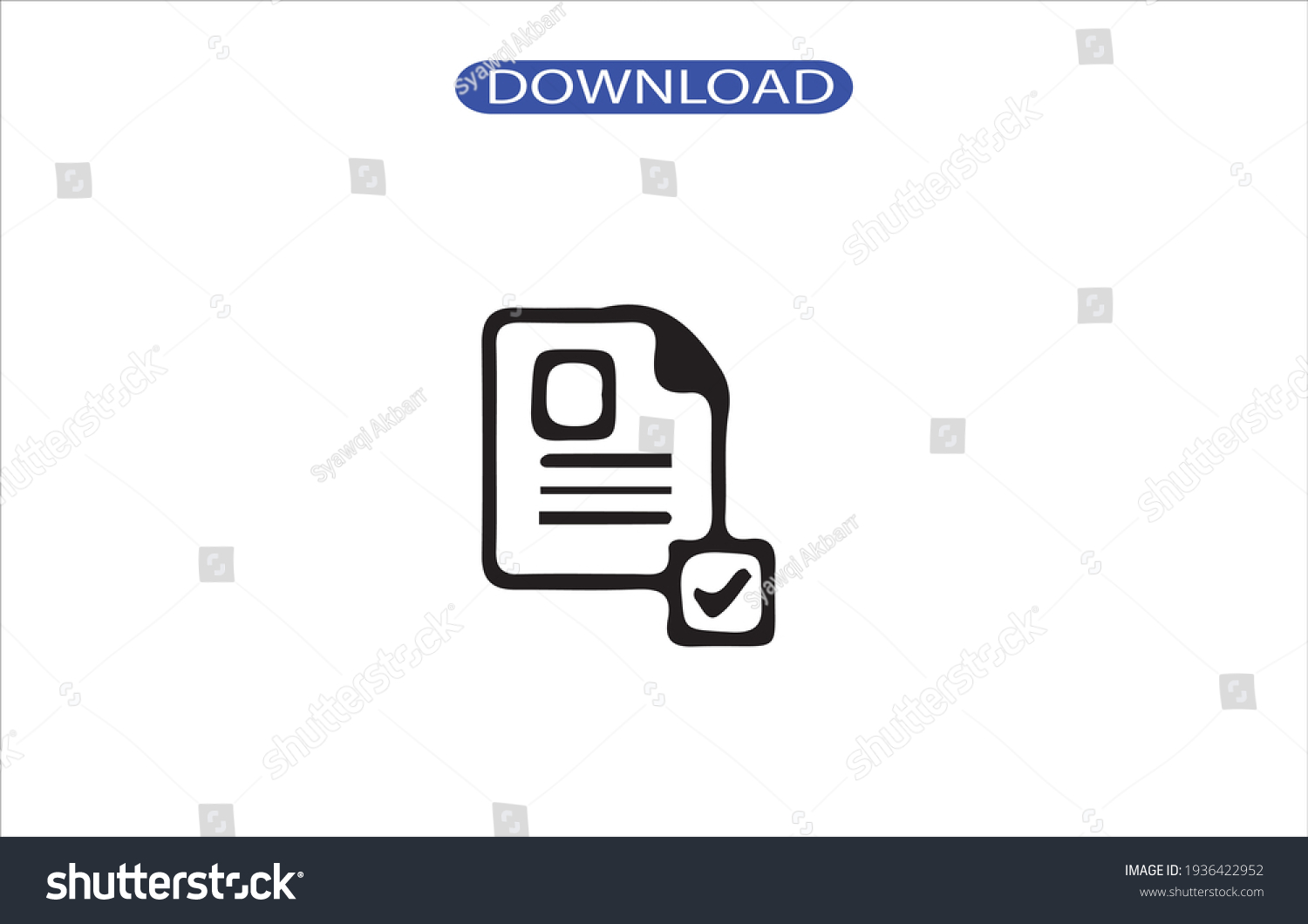 Draft Icon Logo High Resolution Stock Vector (Royalty Free) 1936422952