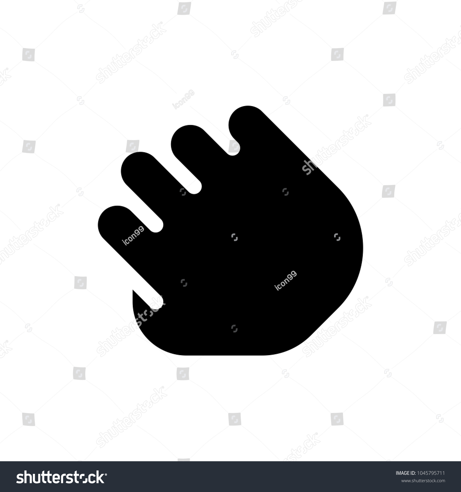 Drag Hand Gesture Stock Vector (Royalty Free) 1045795711 | Shutterstock