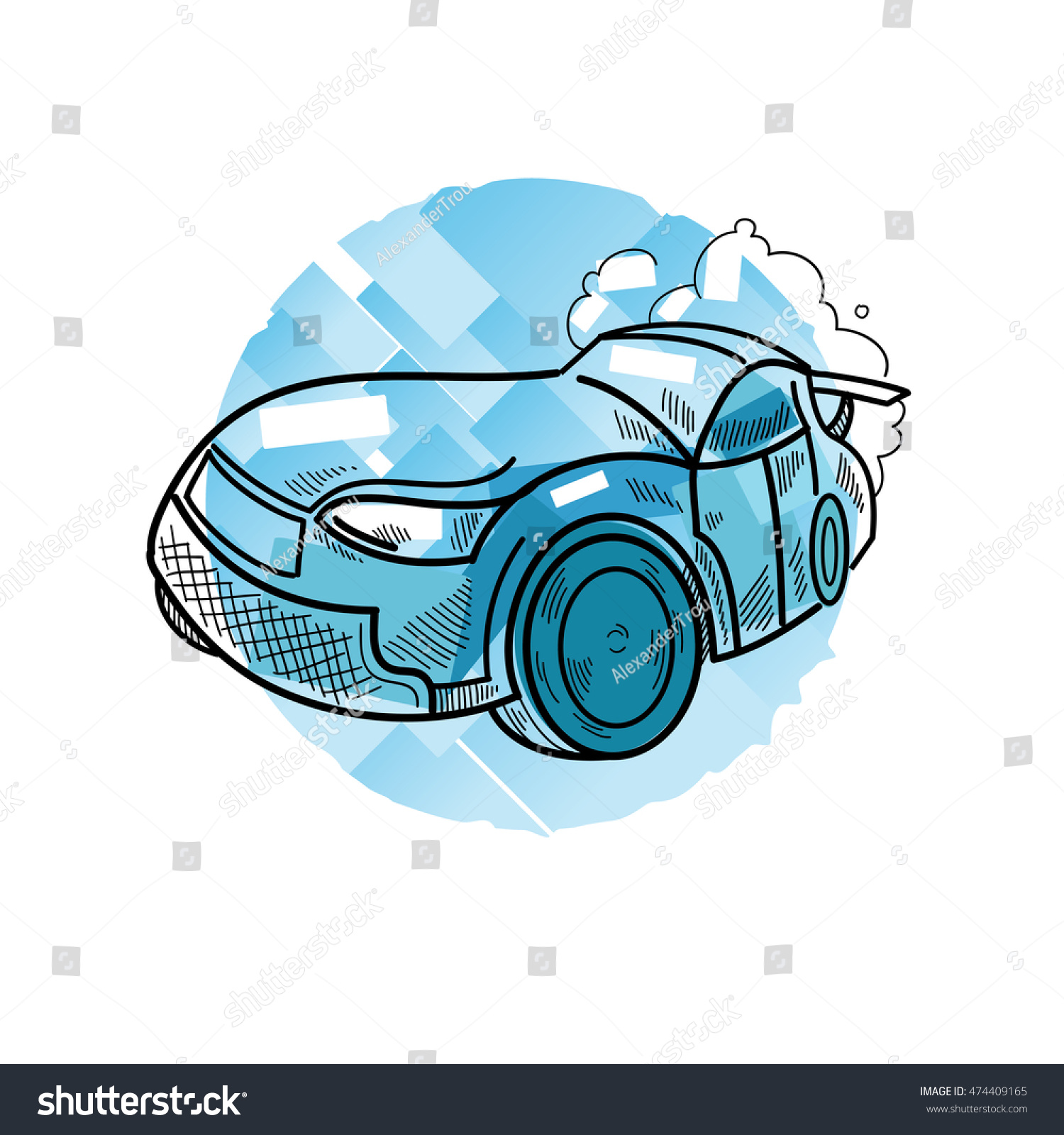 Drag Racing Car Stock Vector (Royalty Free) 474409165 | Shutterstock