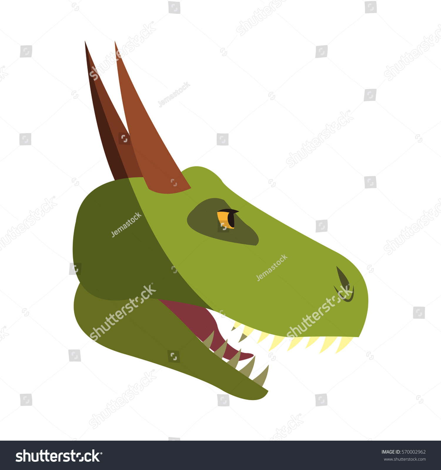 Dragon Cartoon Icon Stock Vector (Royalty Free) 570002962 | Shutterstock