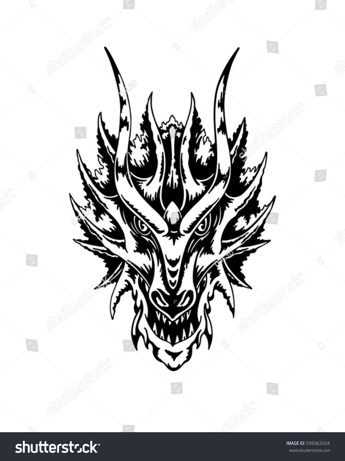 44,518 Dragon head design Images, Stock Photos & Vectors | Shutterstock