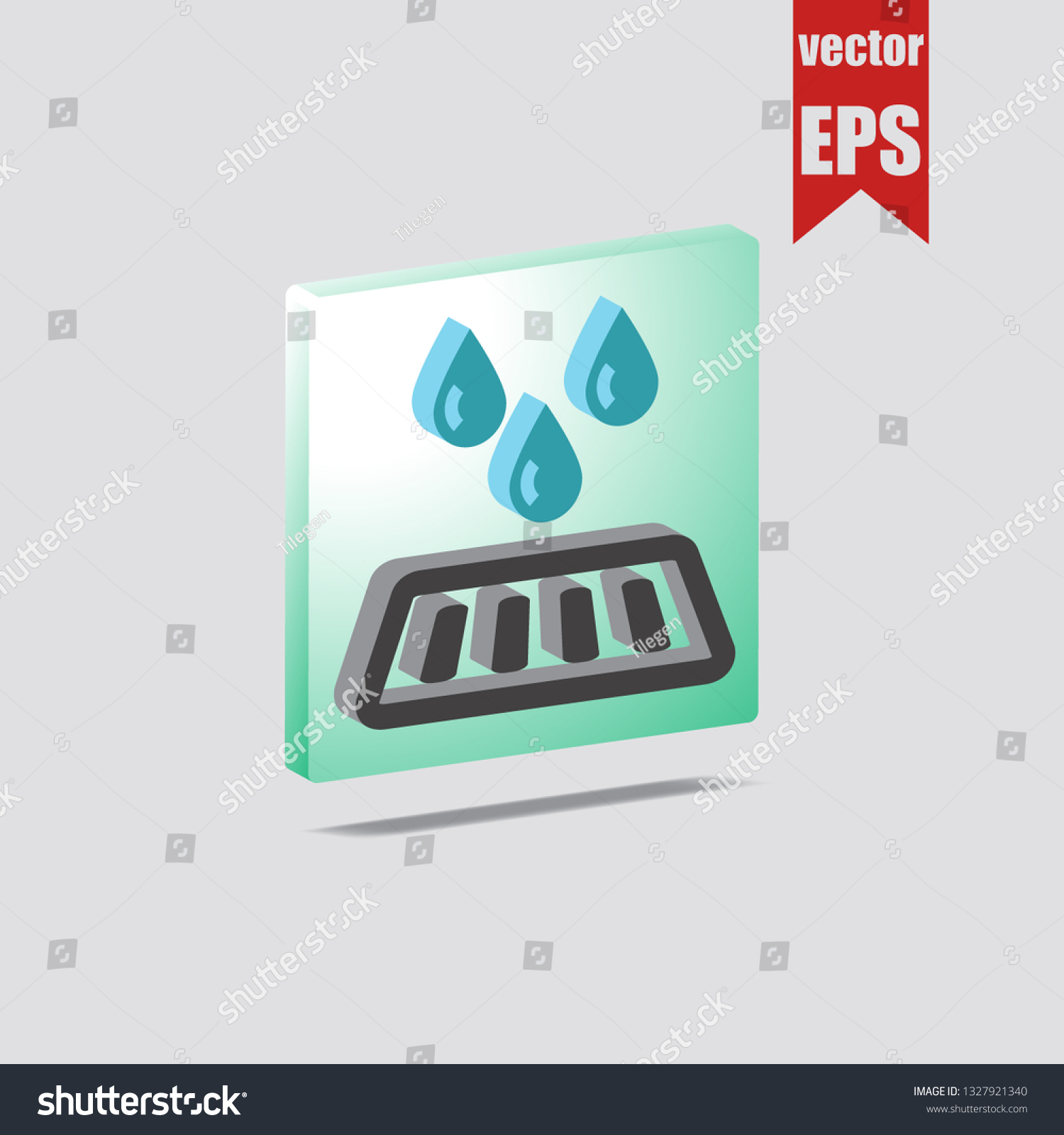 Drain System Isometric Iconvector Illustration Stock Vector (Royalty ...