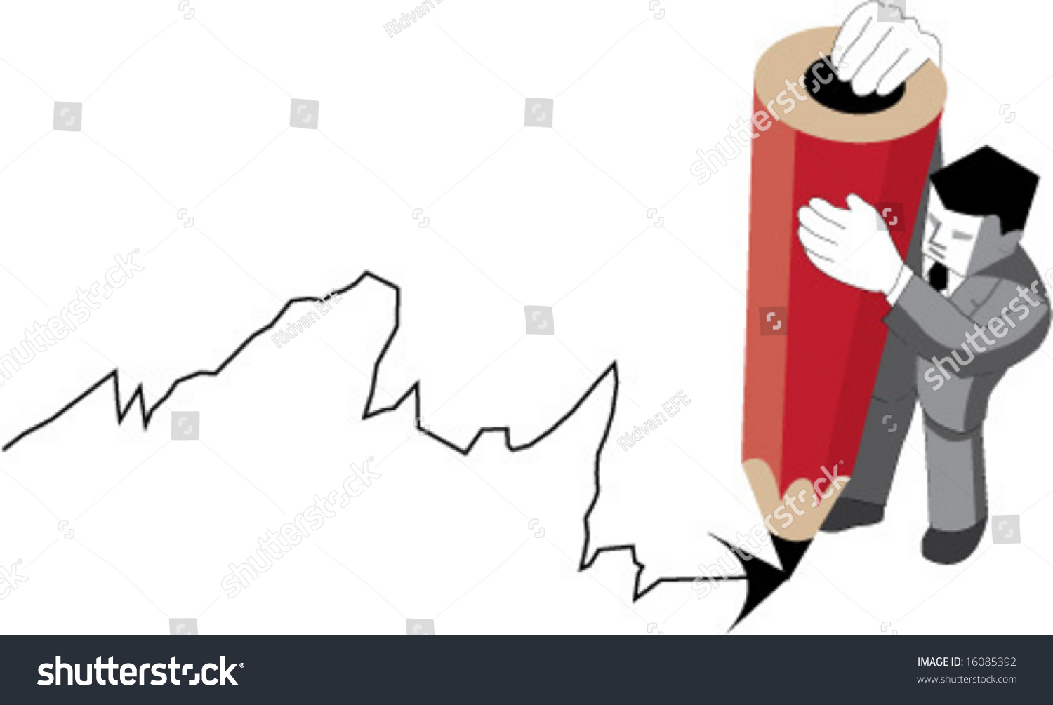 Drawing Economy Stock Vector (Royalty Free) 16085392 | Shutterstock