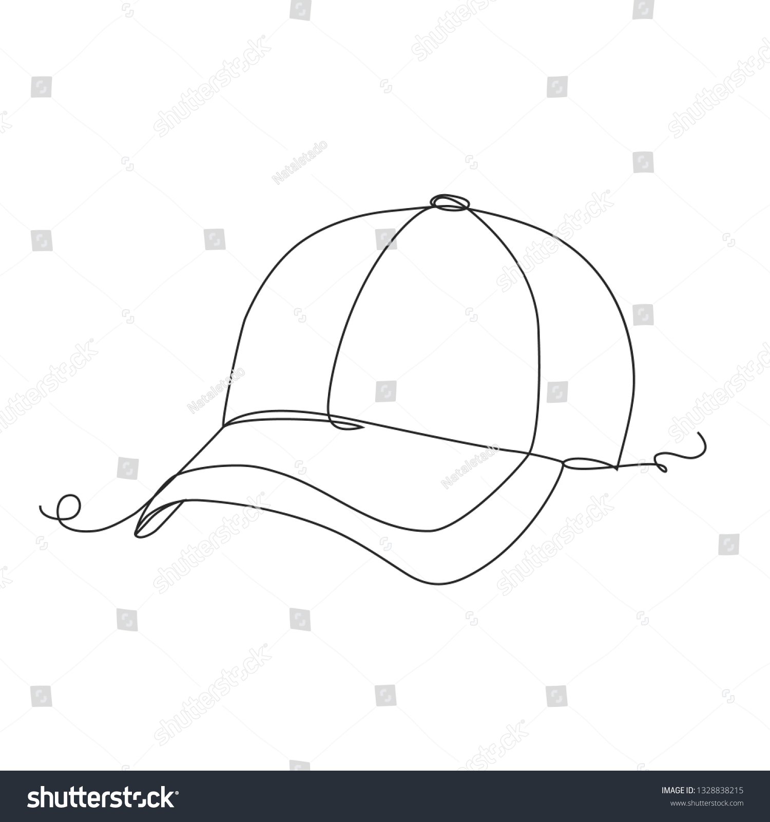 1,257 Baseball cap line drawing 图片、库存照片和矢量图 | Shutterstock