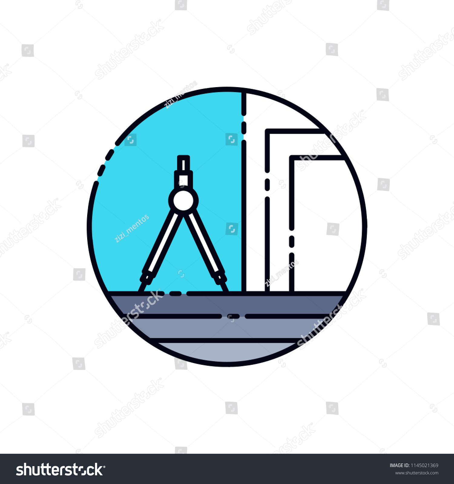 Drawing Tool Logo Icon Stock Vector (Royalty Free) 1145021369 ...