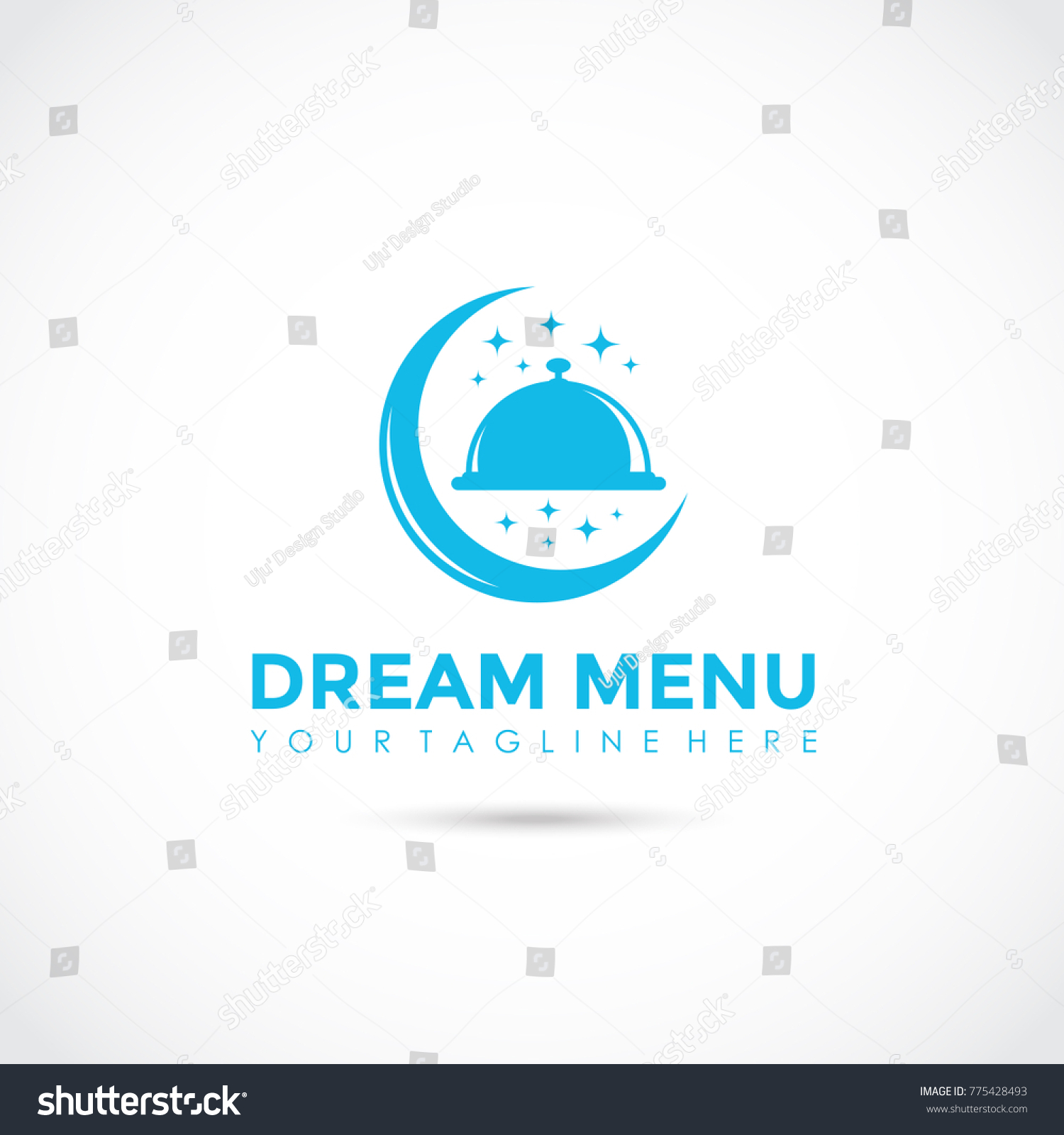 Vektor Stok Dream Menu Logo Design Vector Illustrator (Tanpa Royalti ...
