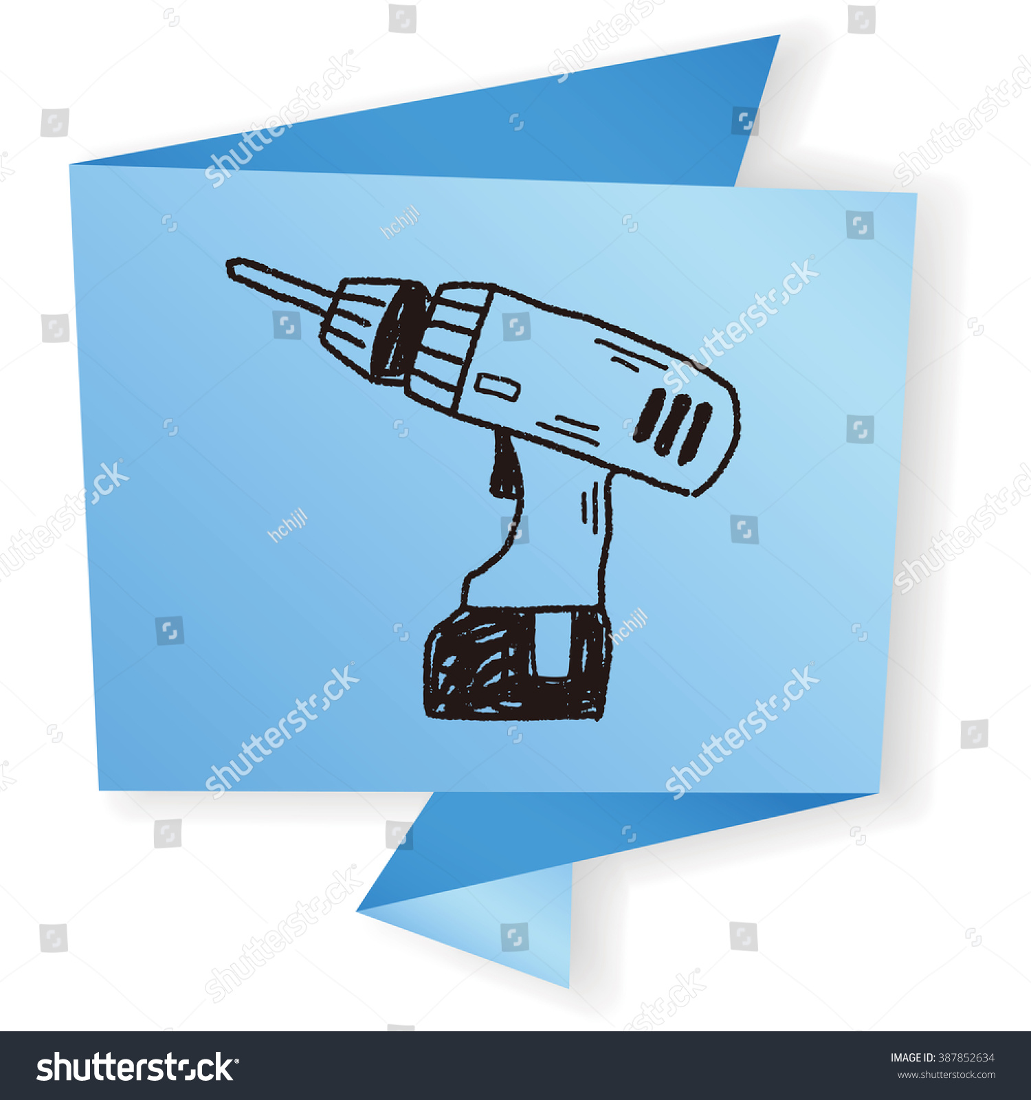 Drill Doodle Stock Vector (Royalty Free) 387852634 | Shutterstock