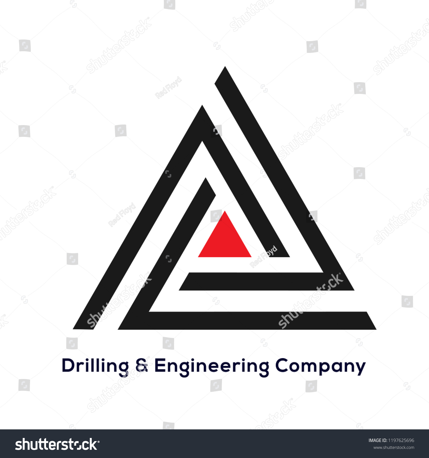 Drilling Engineering Logo Vector Abstract Symbol Stock Vector (Royalty ...