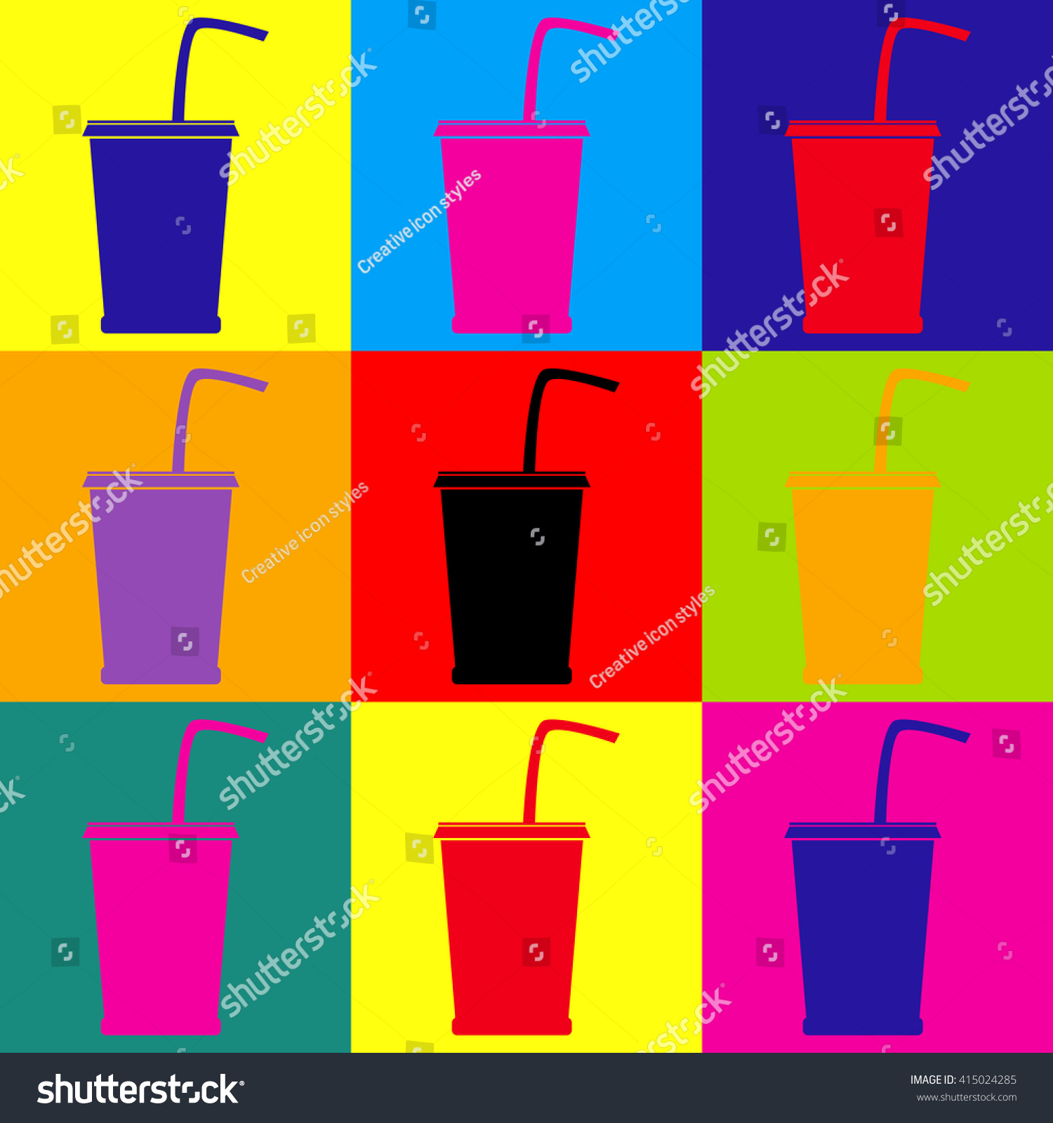 Drink Sign Stock Vector (Royalty Free) 415024285 | Shutterstock