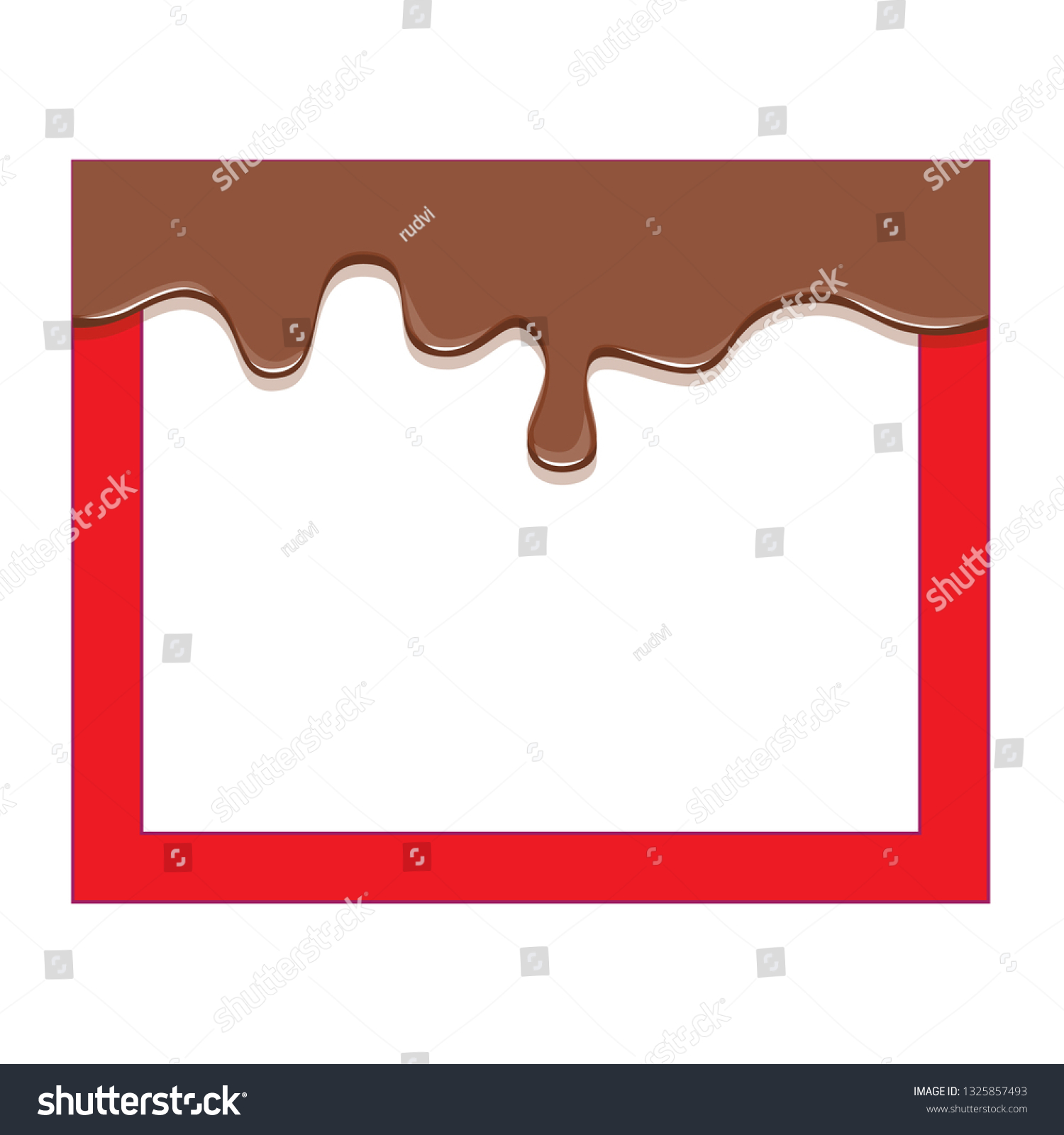 Drip Sweet Frame Vector Illustration Stock Vector (Royalty Free ...