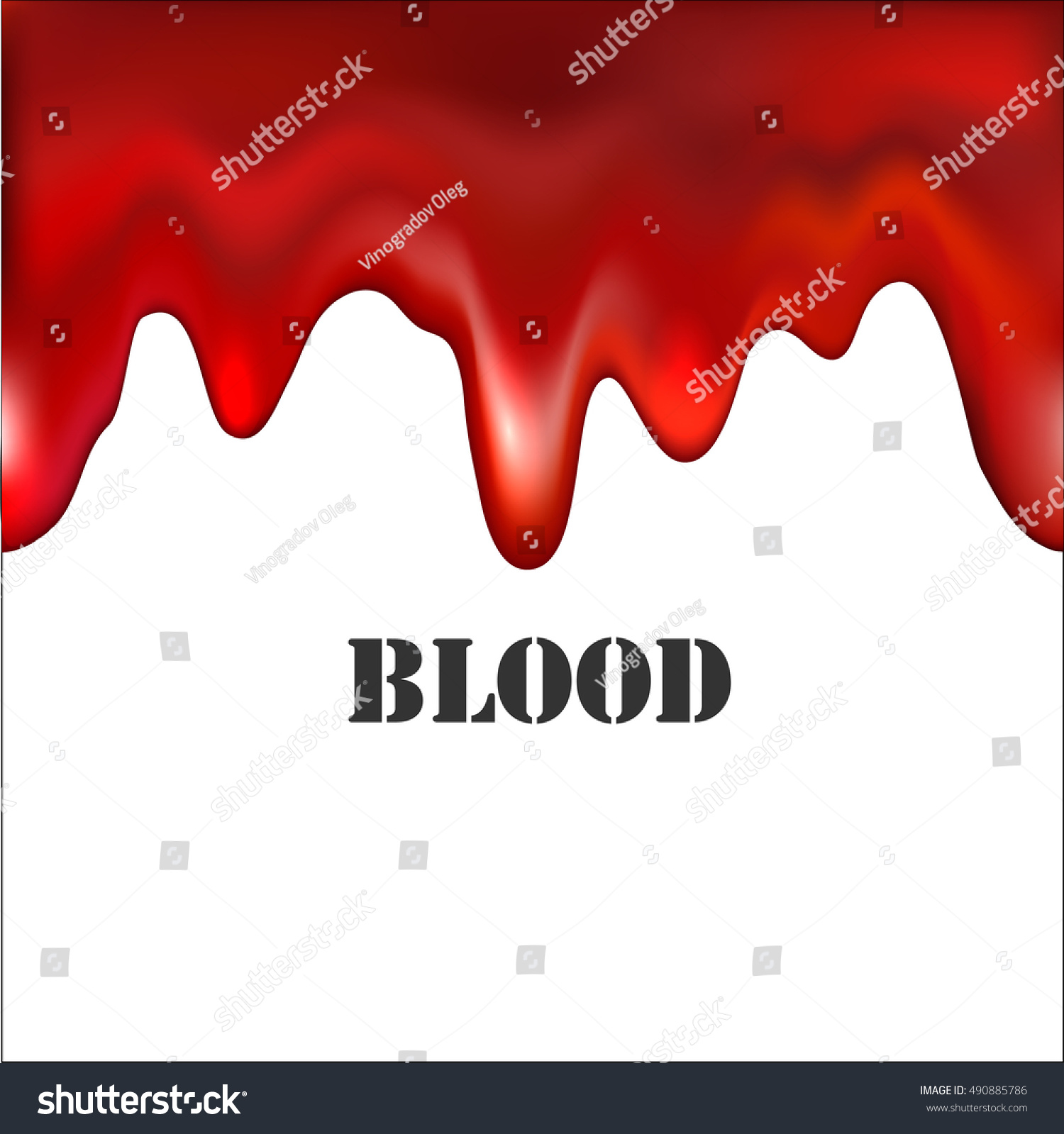 Dripping Blood: เวกเตอร์สต็อก (ปลอดค่าลิขสิทธิ์) 490885786 | Shutterstock