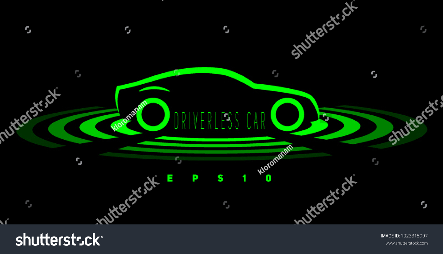 Driverless Car Simple Symbol Stock Vector (Royalty Free) 1023315997 ...