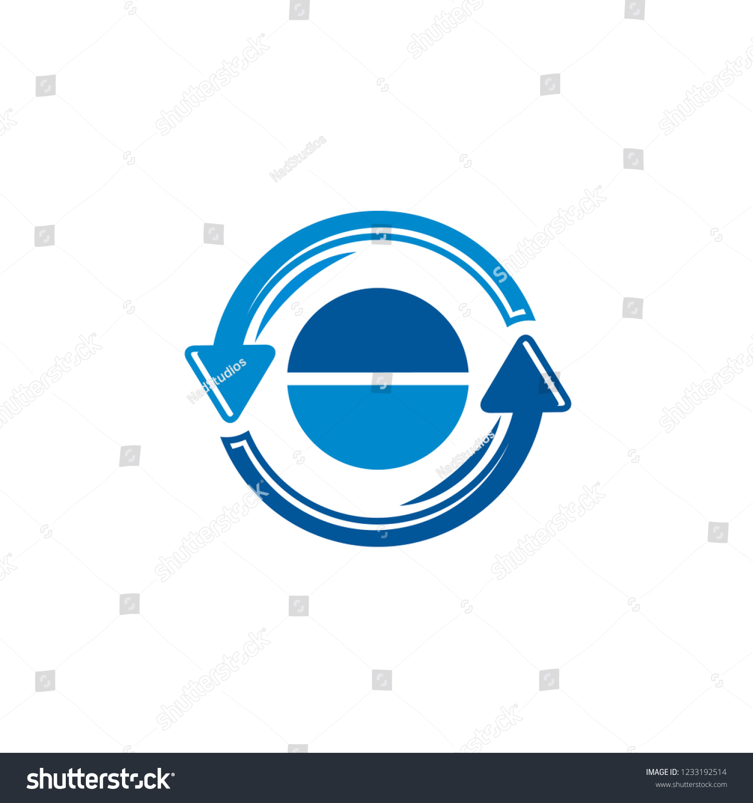 Drugreturnrepeat Circle Logo Design Inspiration Stock Vector (Royalty ...