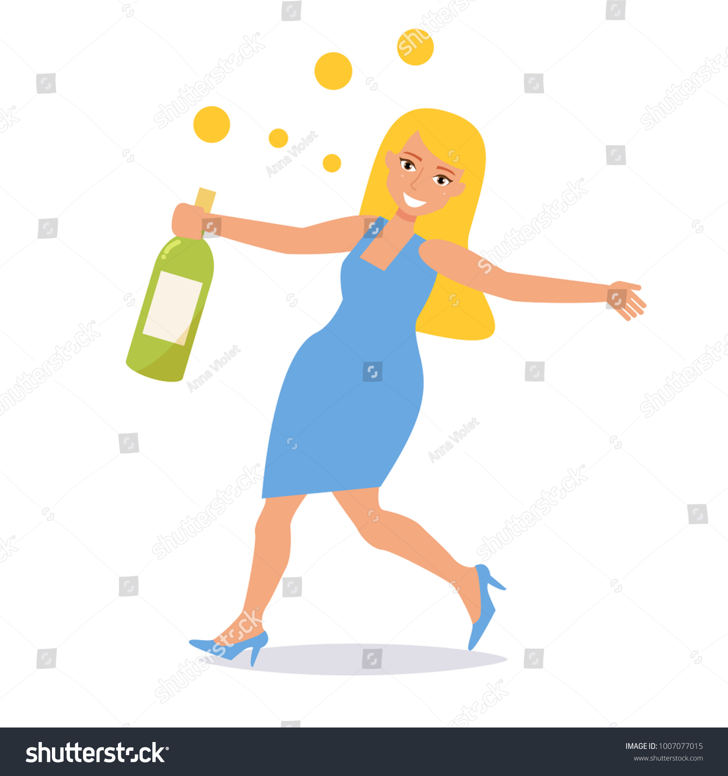 Drunk Vector Cartoon Isolated Art On 库存矢量图（免版税）1007077015 | Shutterstock