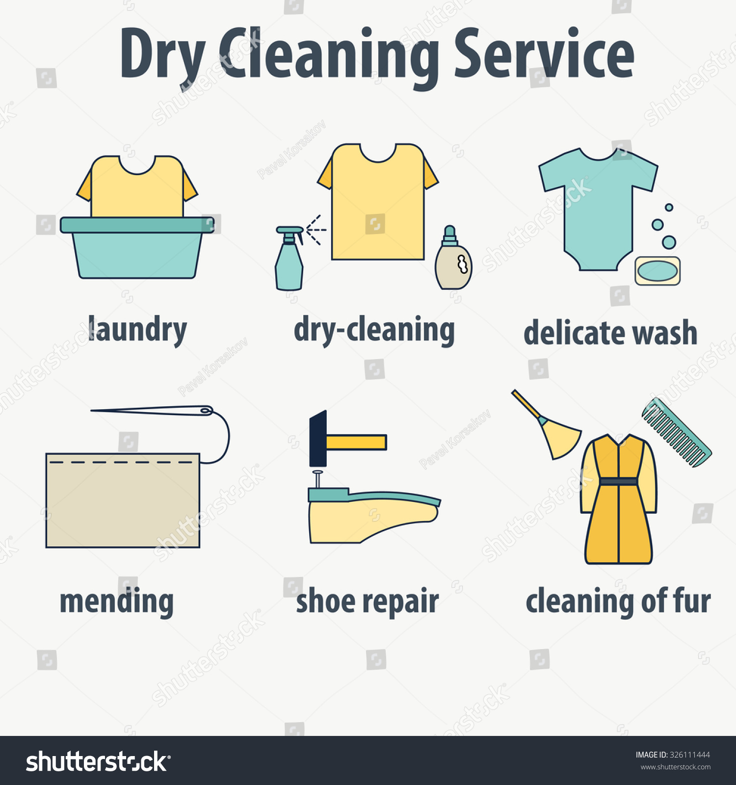 Dry Cleaner Icon Stock Vector (Royalty Free) 326111444 | Shutterstock