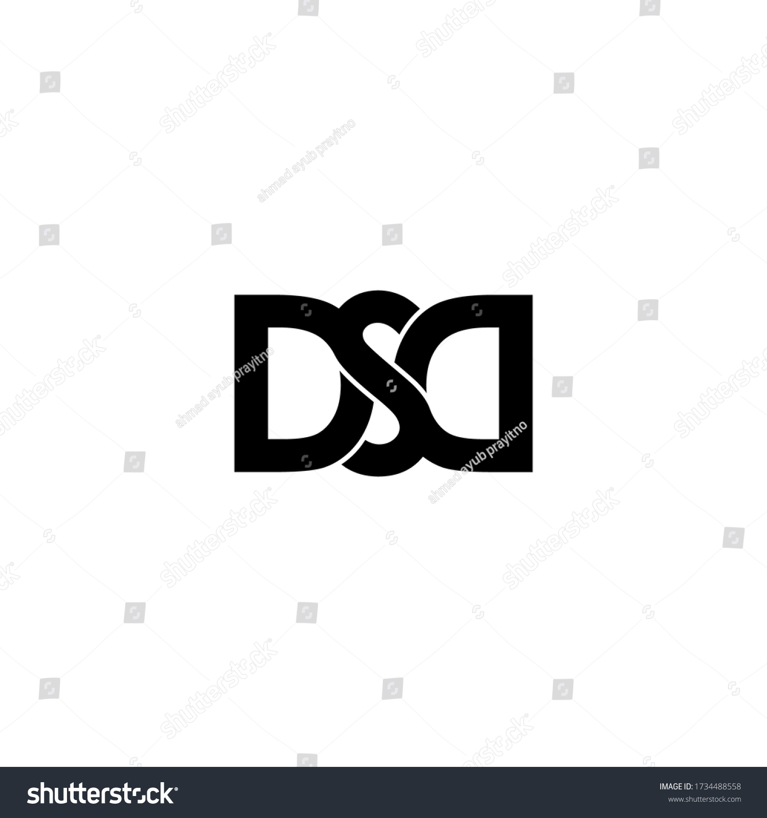 Dsd Letter Original Monogram Logo Design Stock Vector (Royalty Free ...